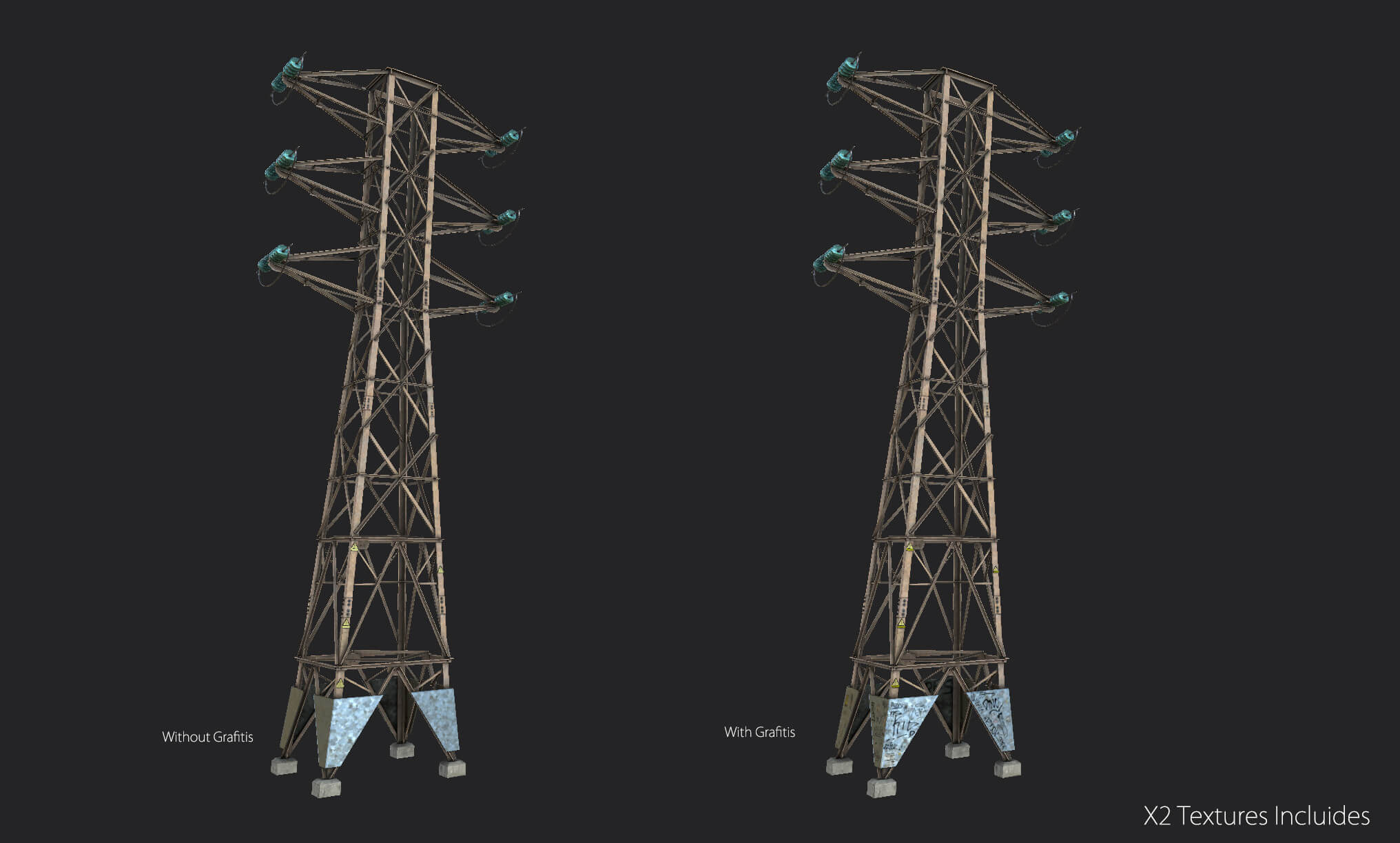 Power Line - 3D Model by sanchiesp
