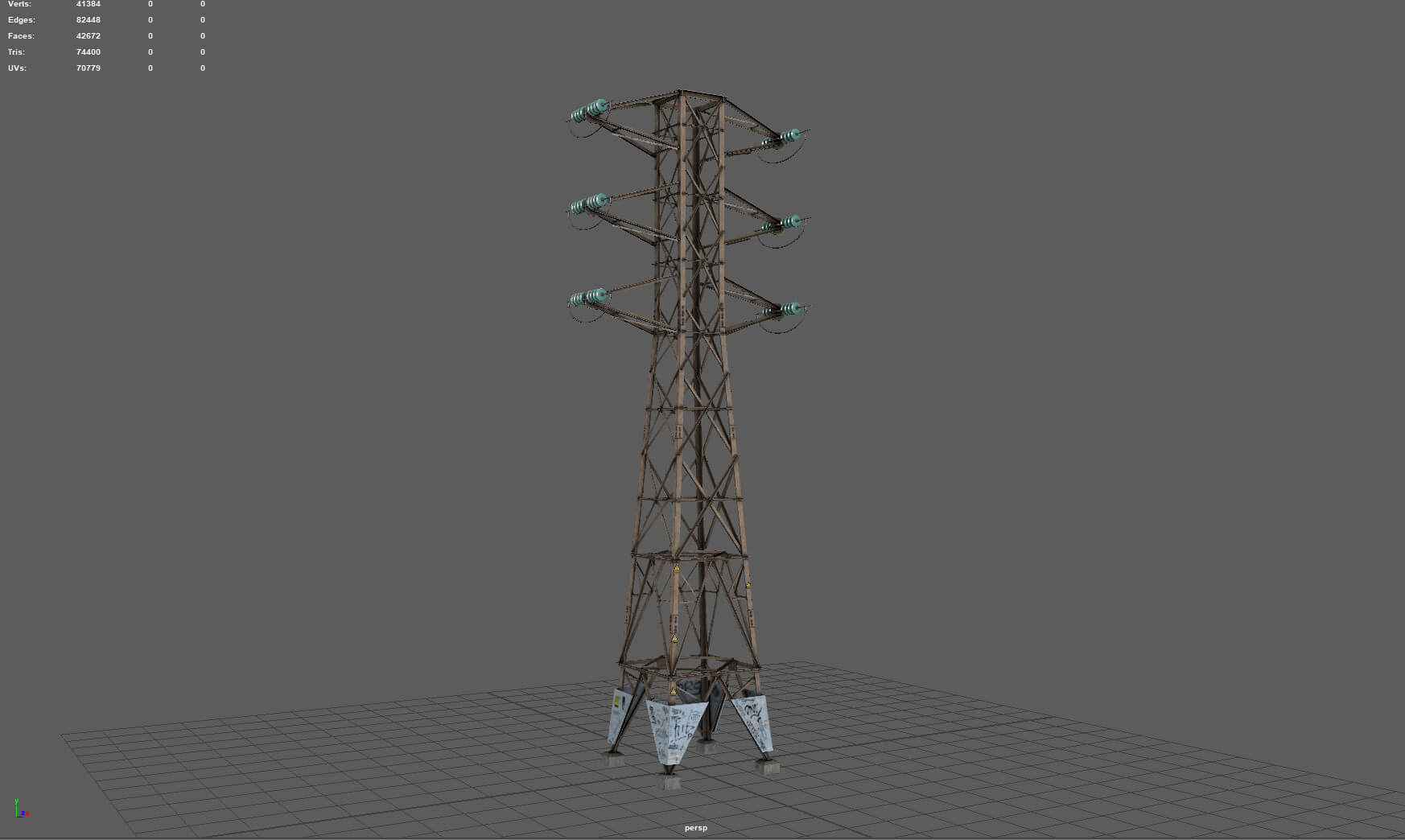 Power Line - 3D Model by sanchiesp