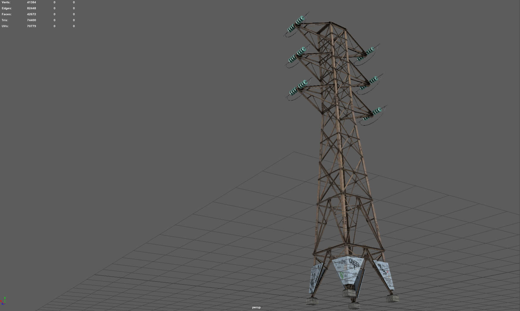 Power Line - 3D Model by sanchiesp