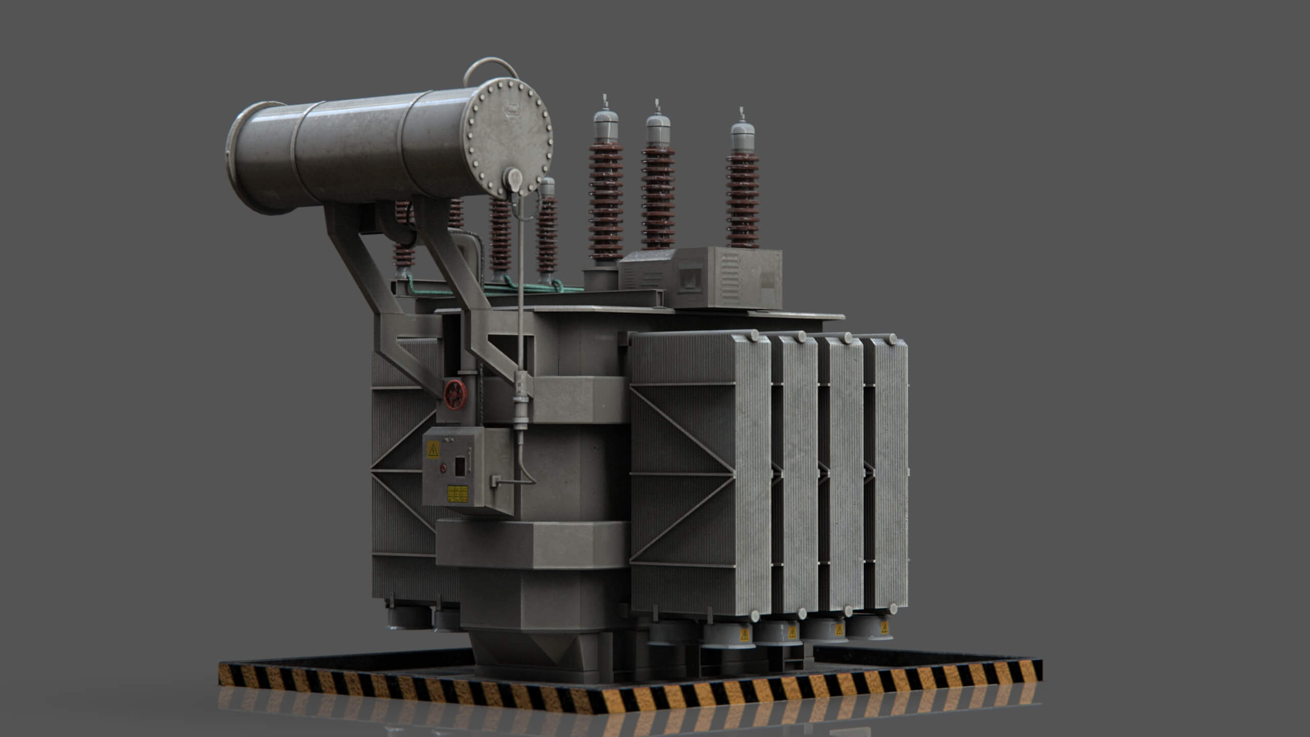 Power Transformer - 3D Model by sanchiesp