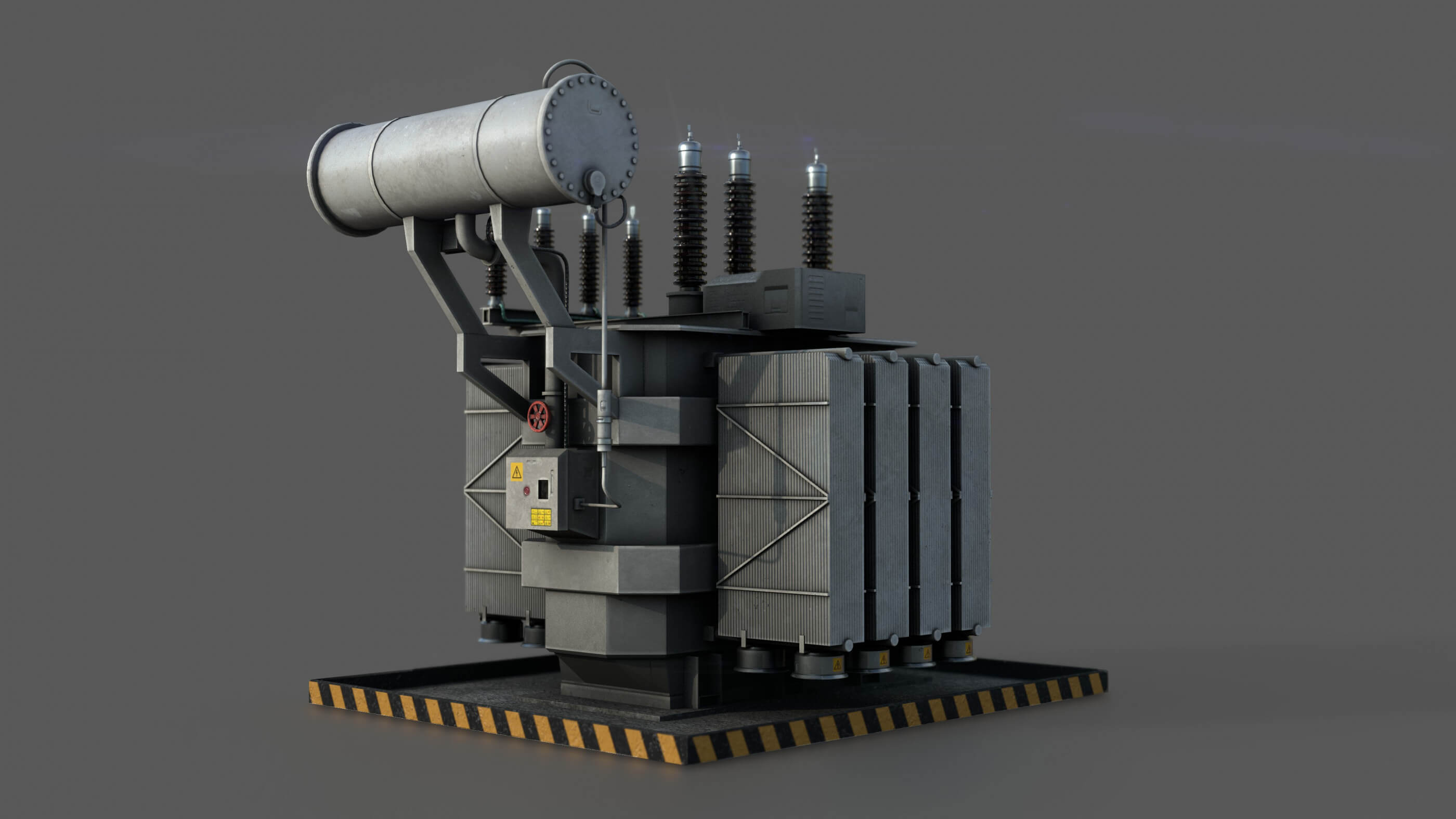 Power Transformer - 3D Model by sanchiesp