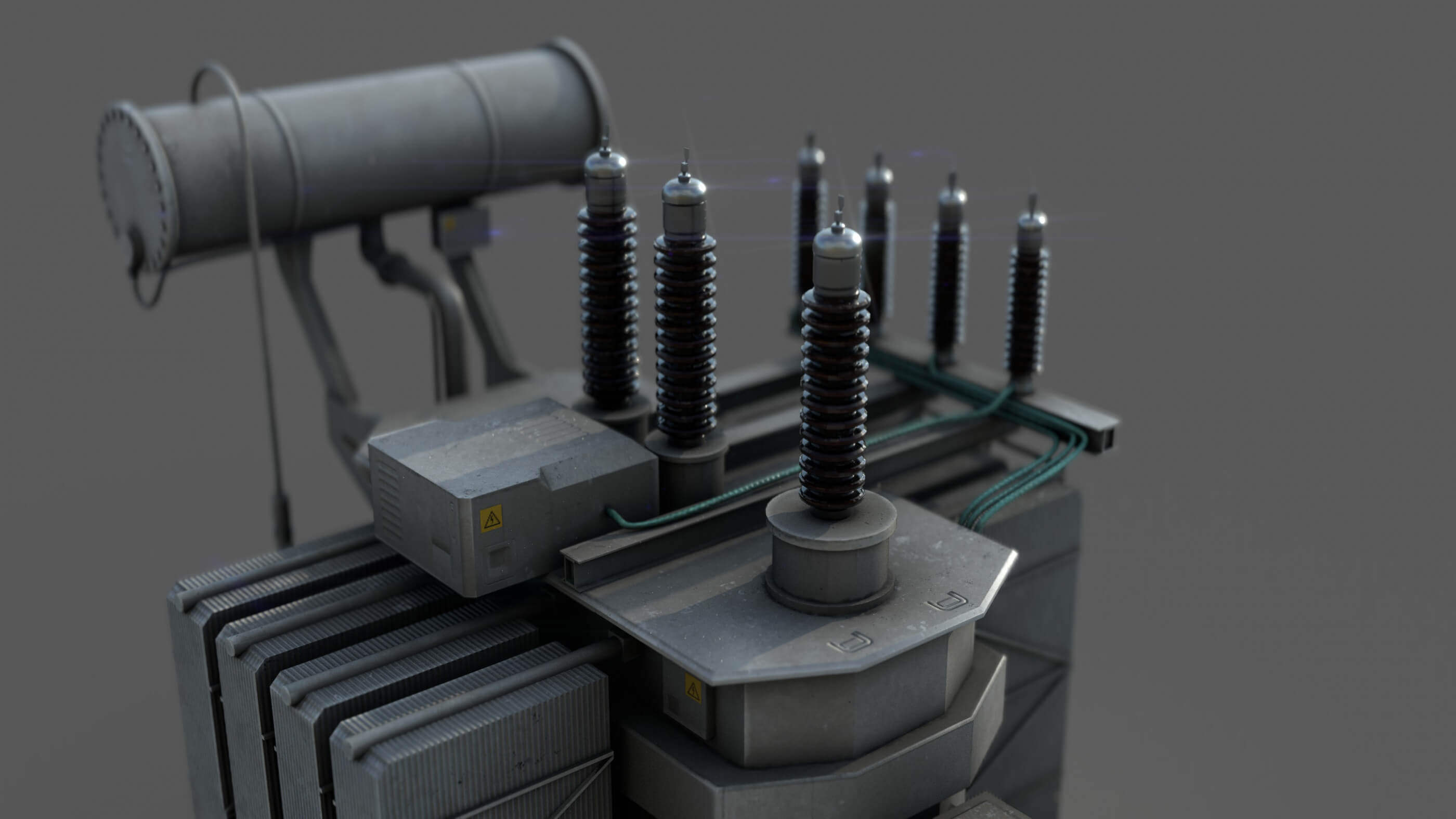 Power Transformer - 3D Model by sanchiesp