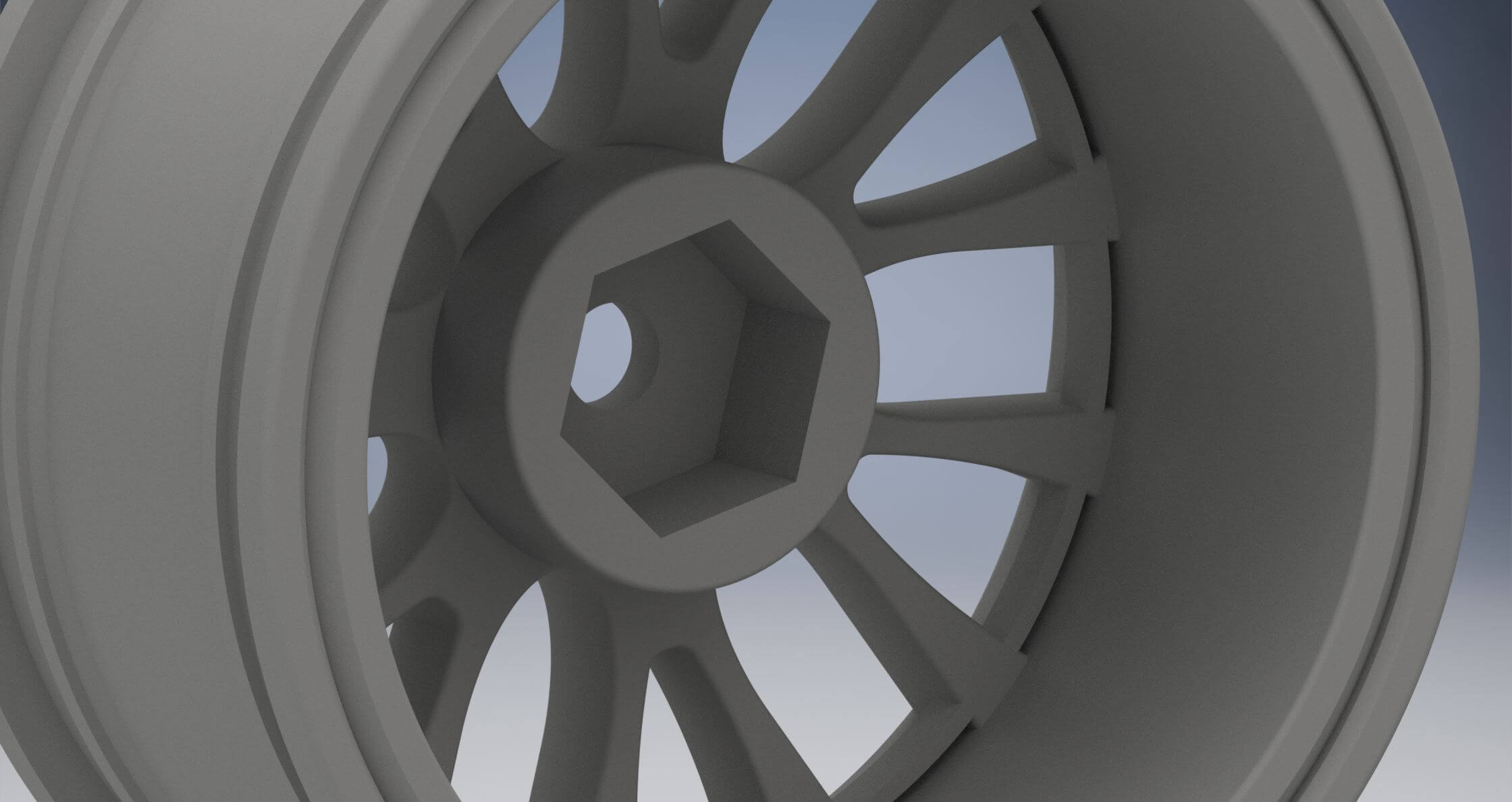Precision-Engineered Wheel Rim 3D Model - Instant Download by sanchiesp