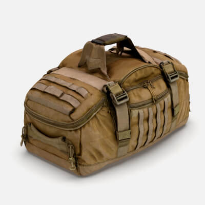 Premium Worn Tactical Military Duffel Bag - High-Poly PBR 3D Model by ...