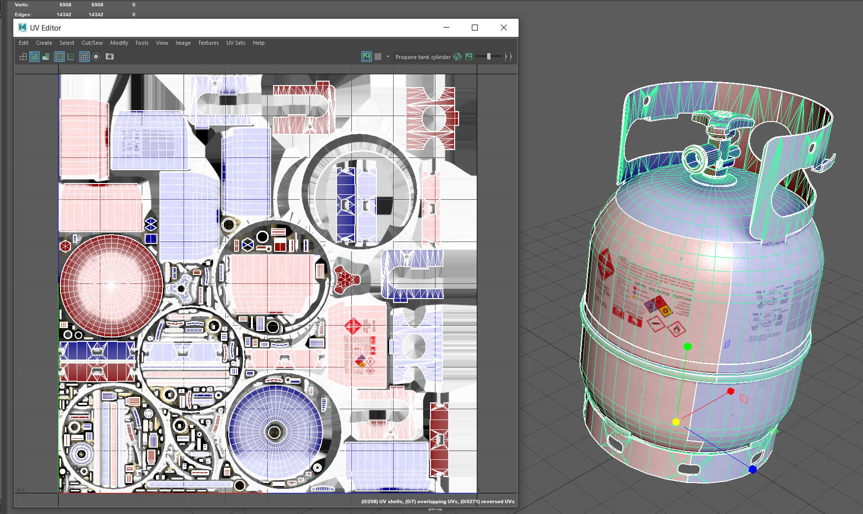 Propane Tank Cylinder - 3D Model by sanchiesp
