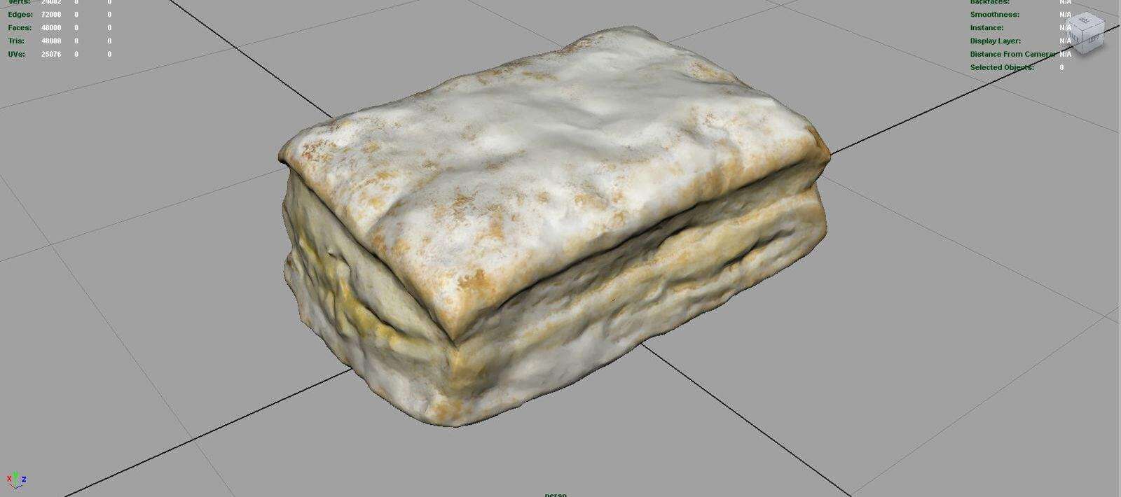 Puff Pastry - 3D Model by sanchiesp