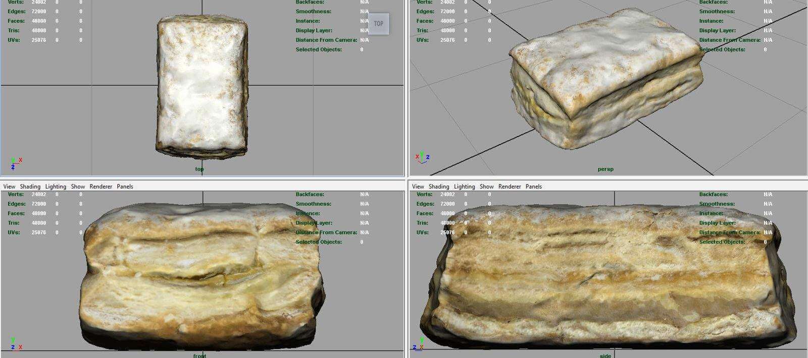 Puff Pastry - 3D Model by sanchiesp