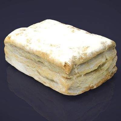 Puff Pastry - 3D Model by sanchiesp