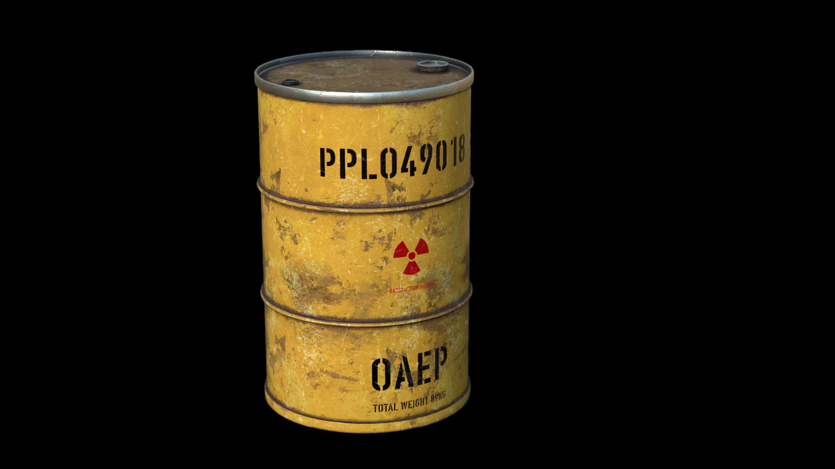 Radioactive Waste Barrel