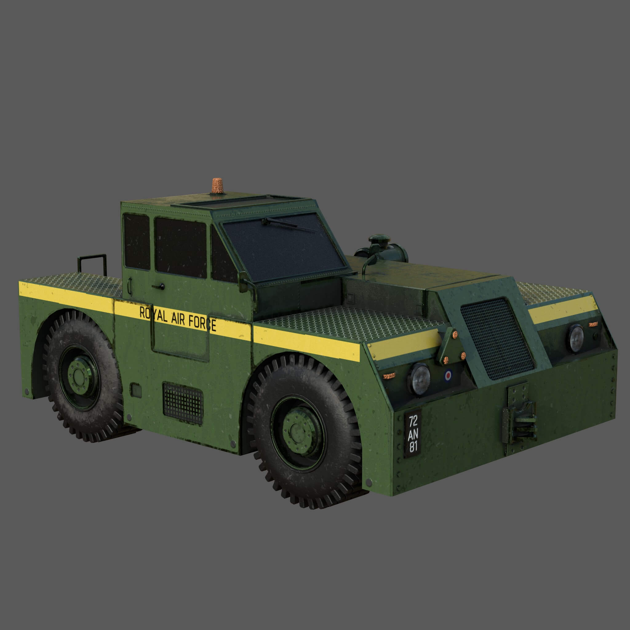 RAF MD300 Tractor - 3D Model by sanchiesp