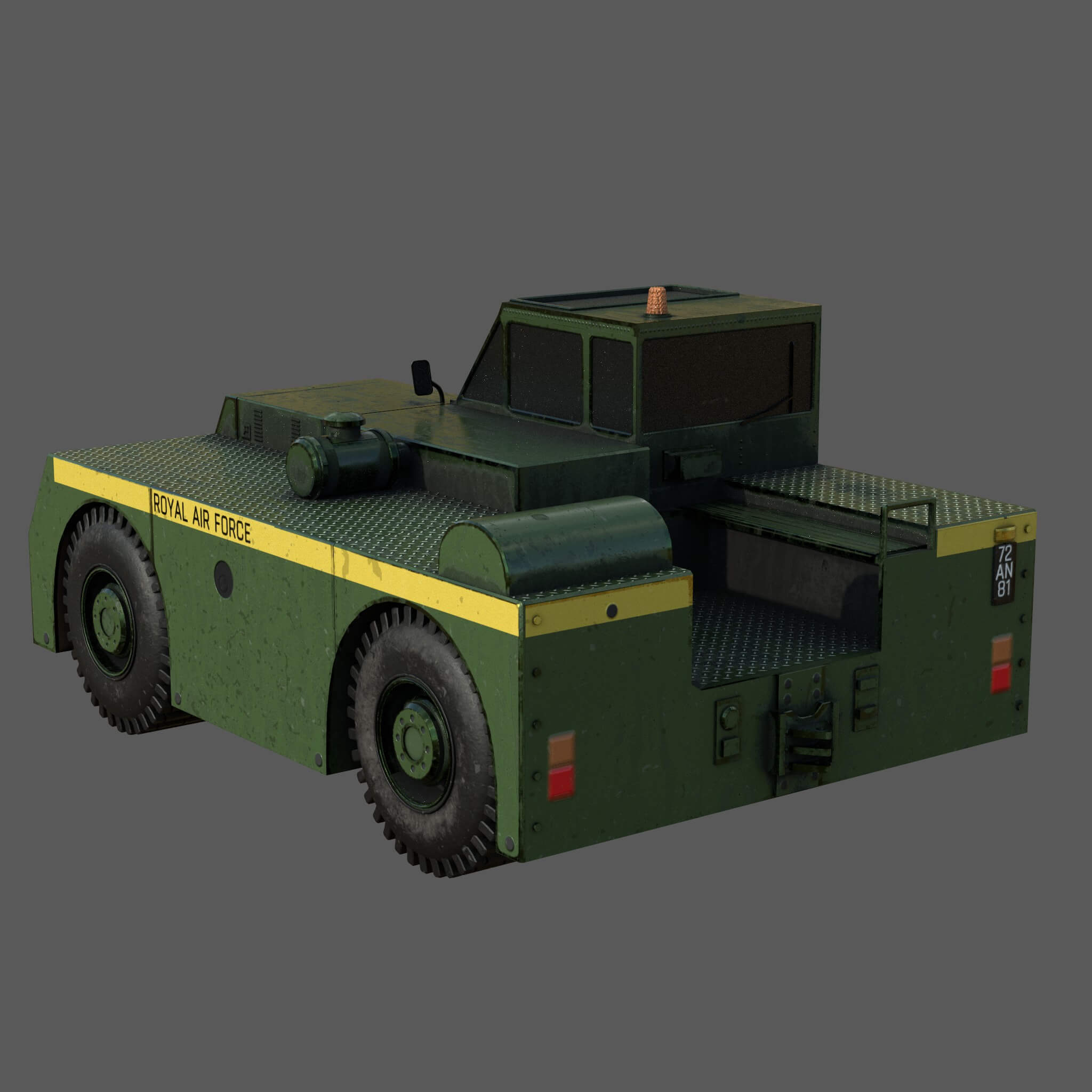RAF MD300 Tractor - 3D Model by sanchiesp