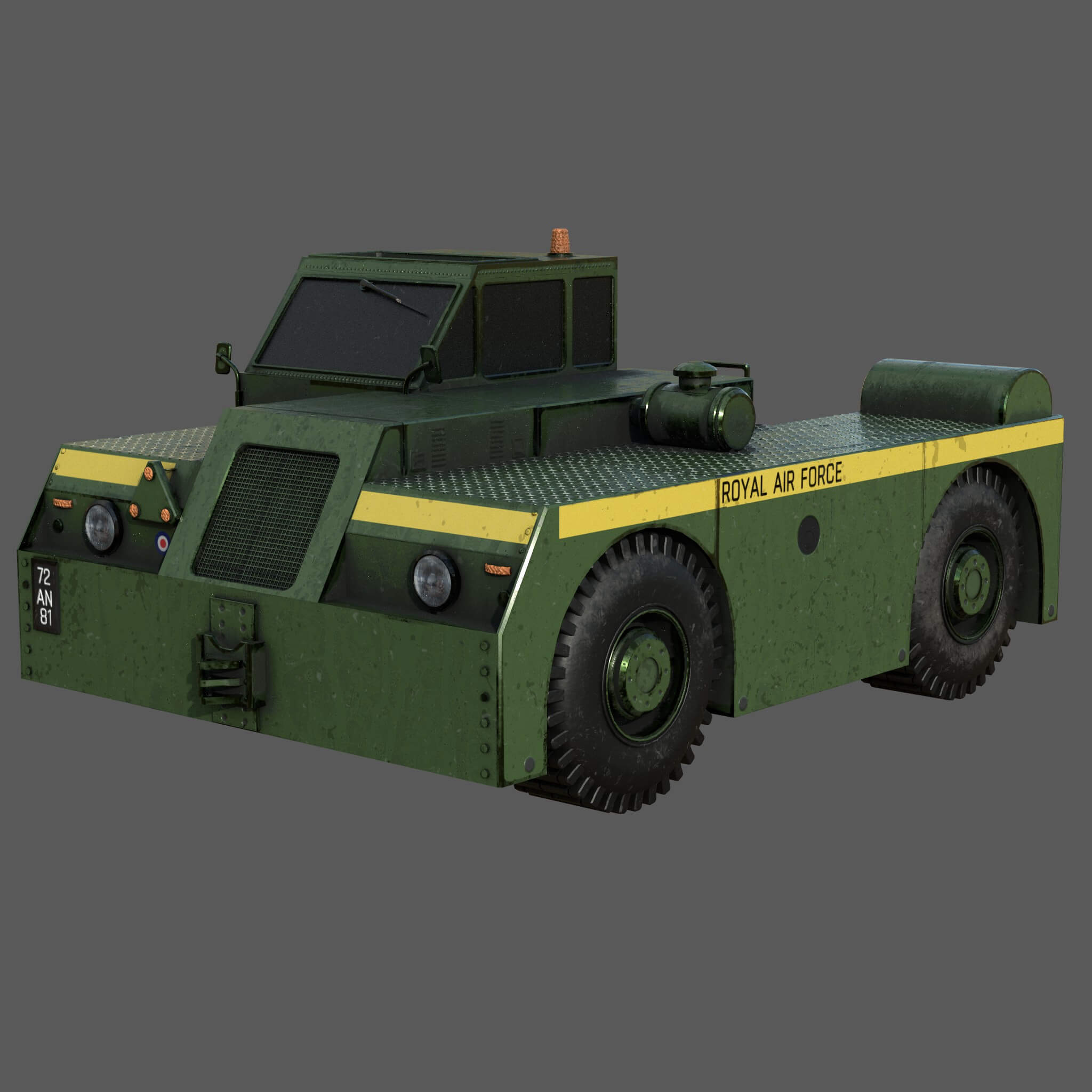 RAF MD300 Tractor - 3D Model by sanchiesp