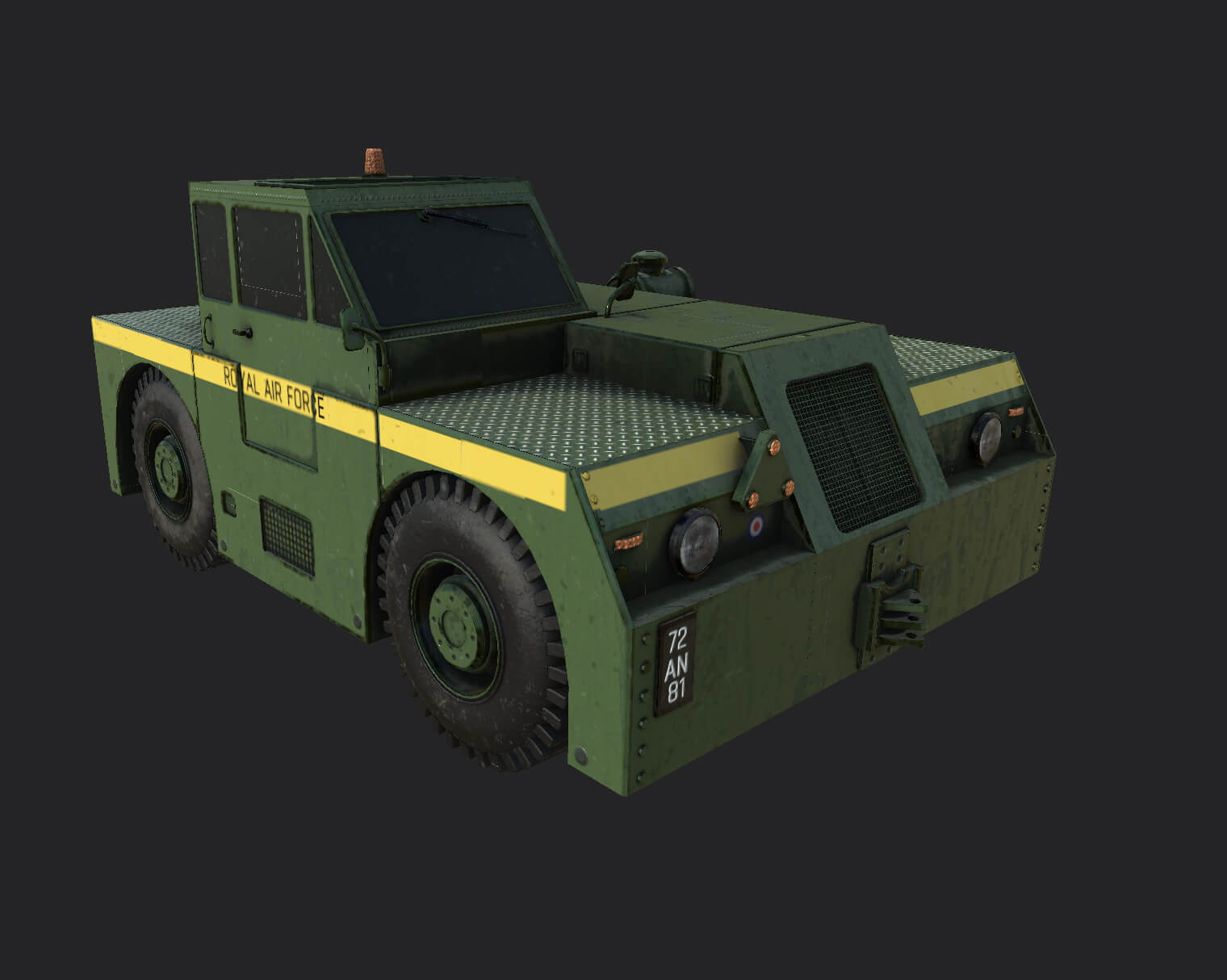 RAF MD300 Tractor - 3D Model by sanchiesp