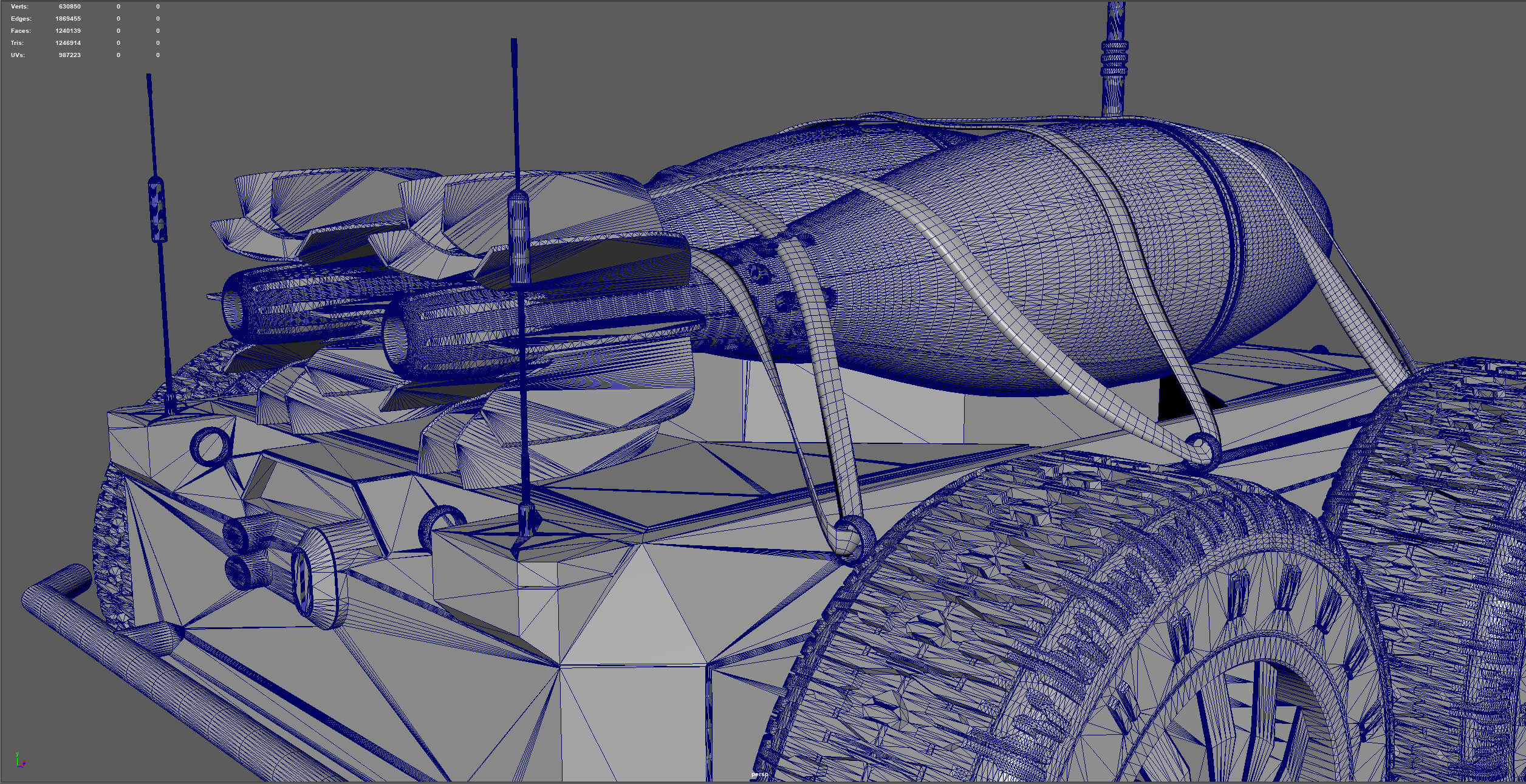 Ratel S Anti Tank Drone With Mortar Rounds - 3D Model by sanchiesp