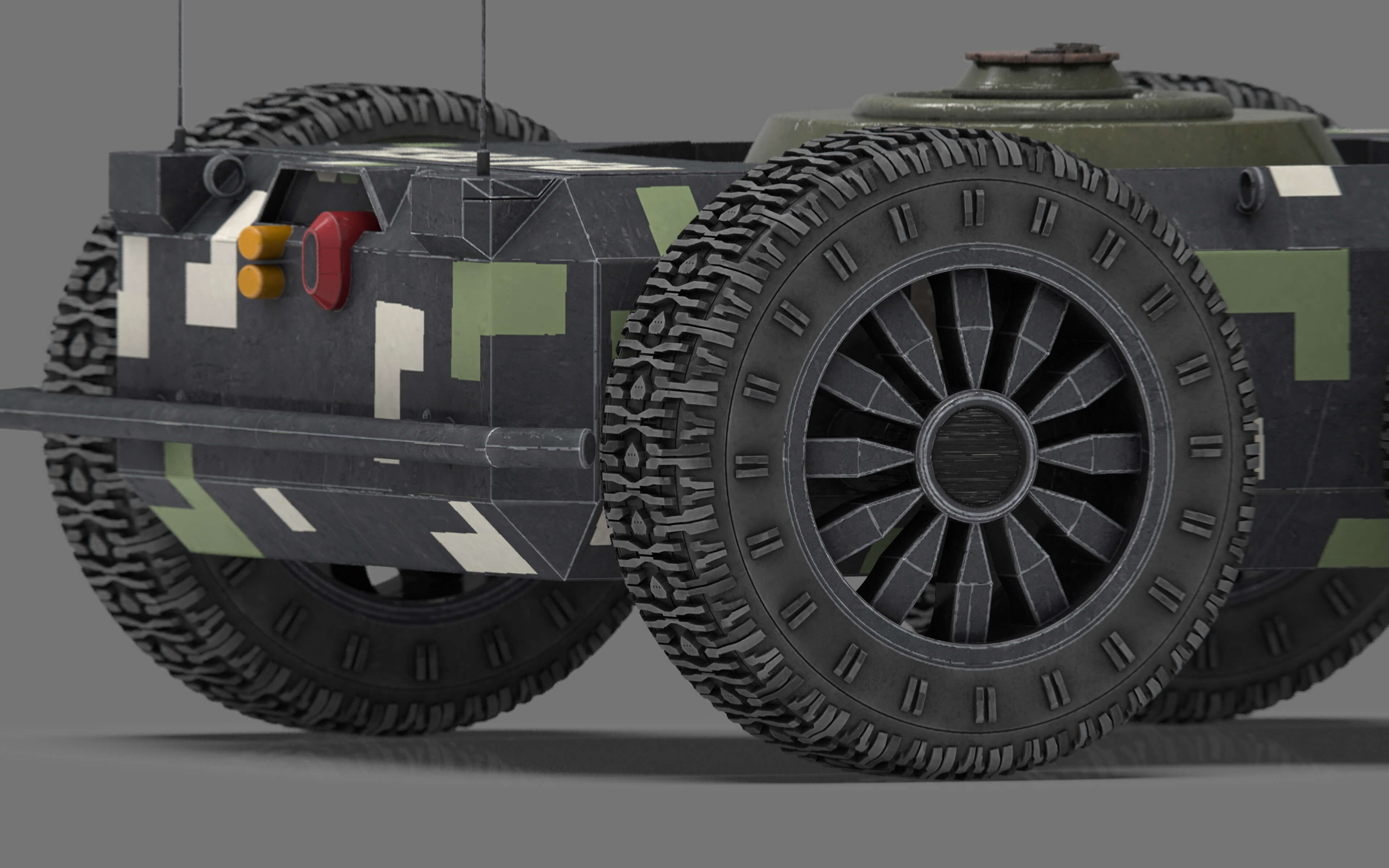 Ratel S Unmanned Ground Vehicle - 3D Model by sanchiesp