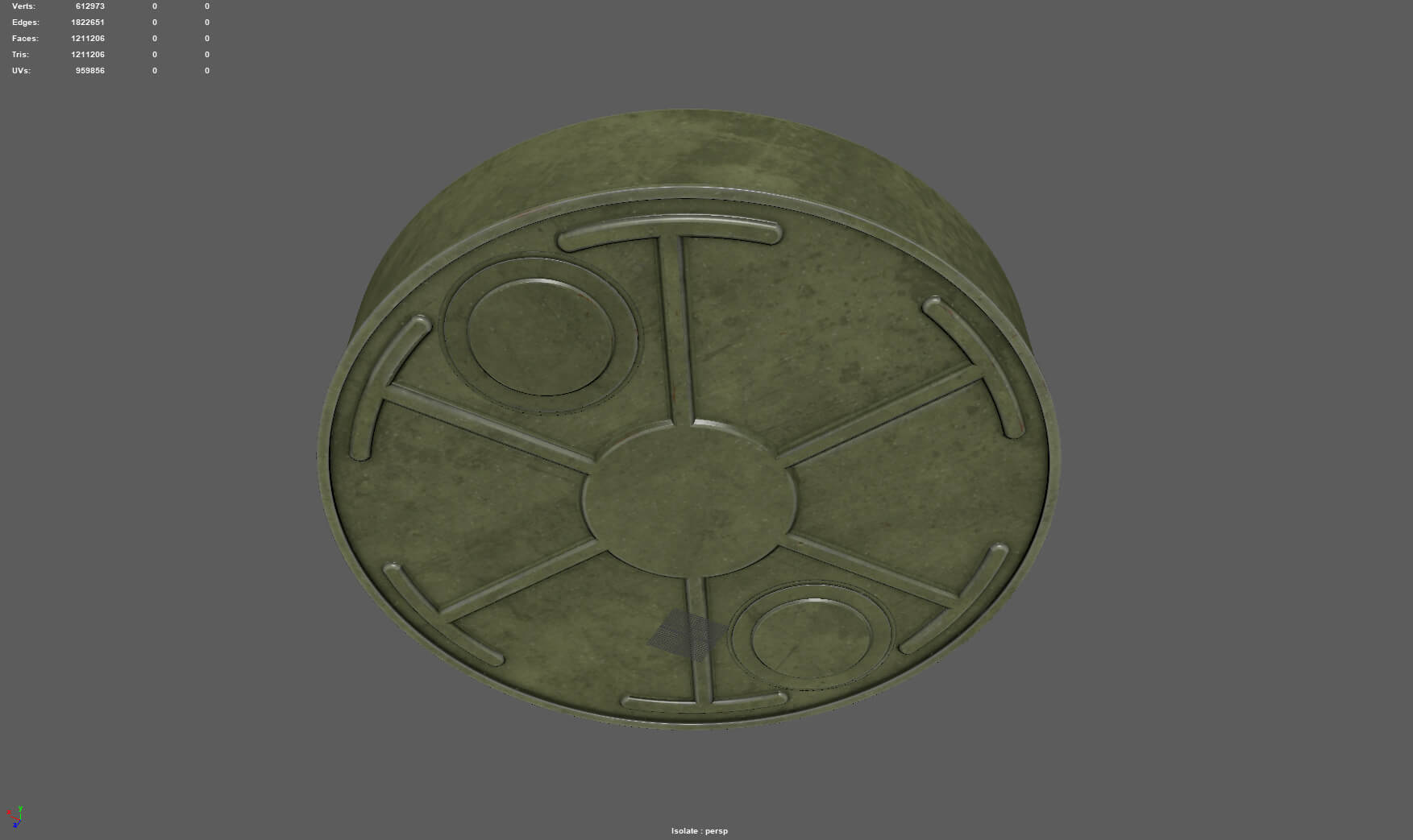 Ratel S Unmanned Ground Vehicle - 3D Model by sanchiesp