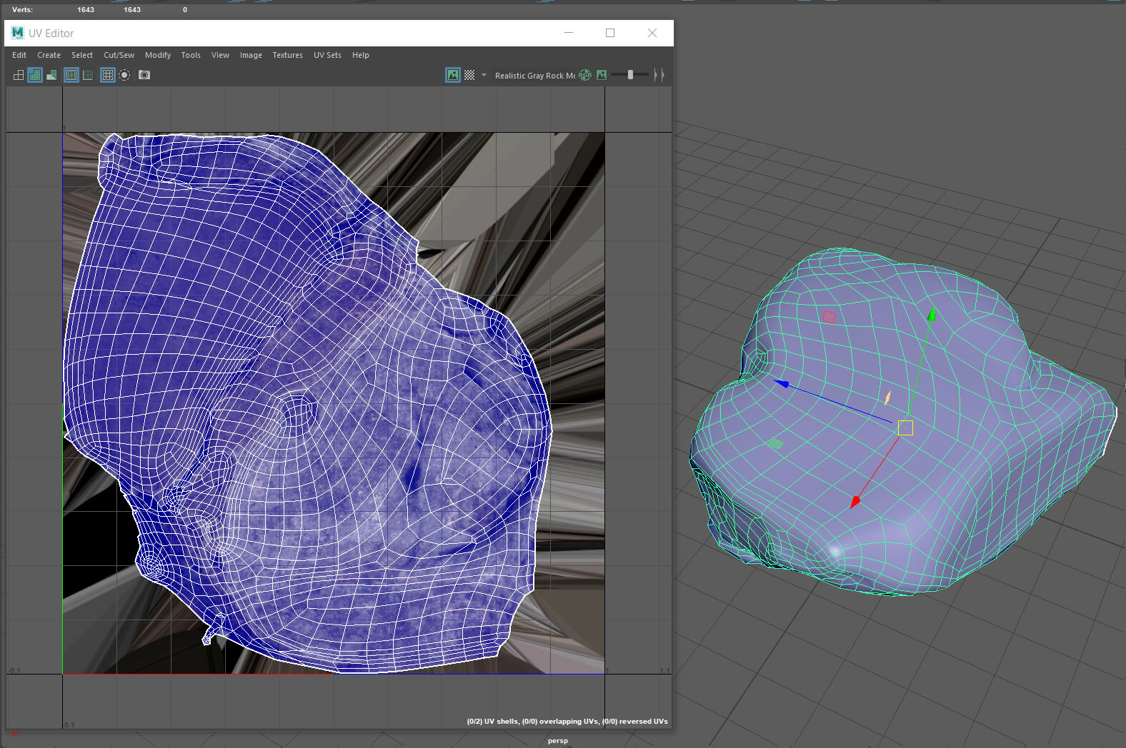 Realistic Gray Rock Model 2 by sanchiesp