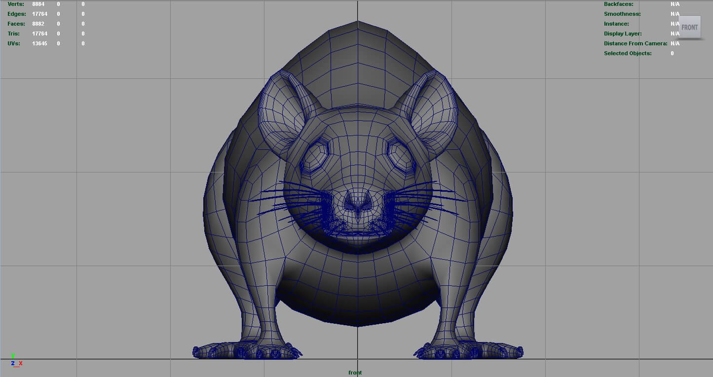 Realistic Rat - 3D Model by sanchiesp