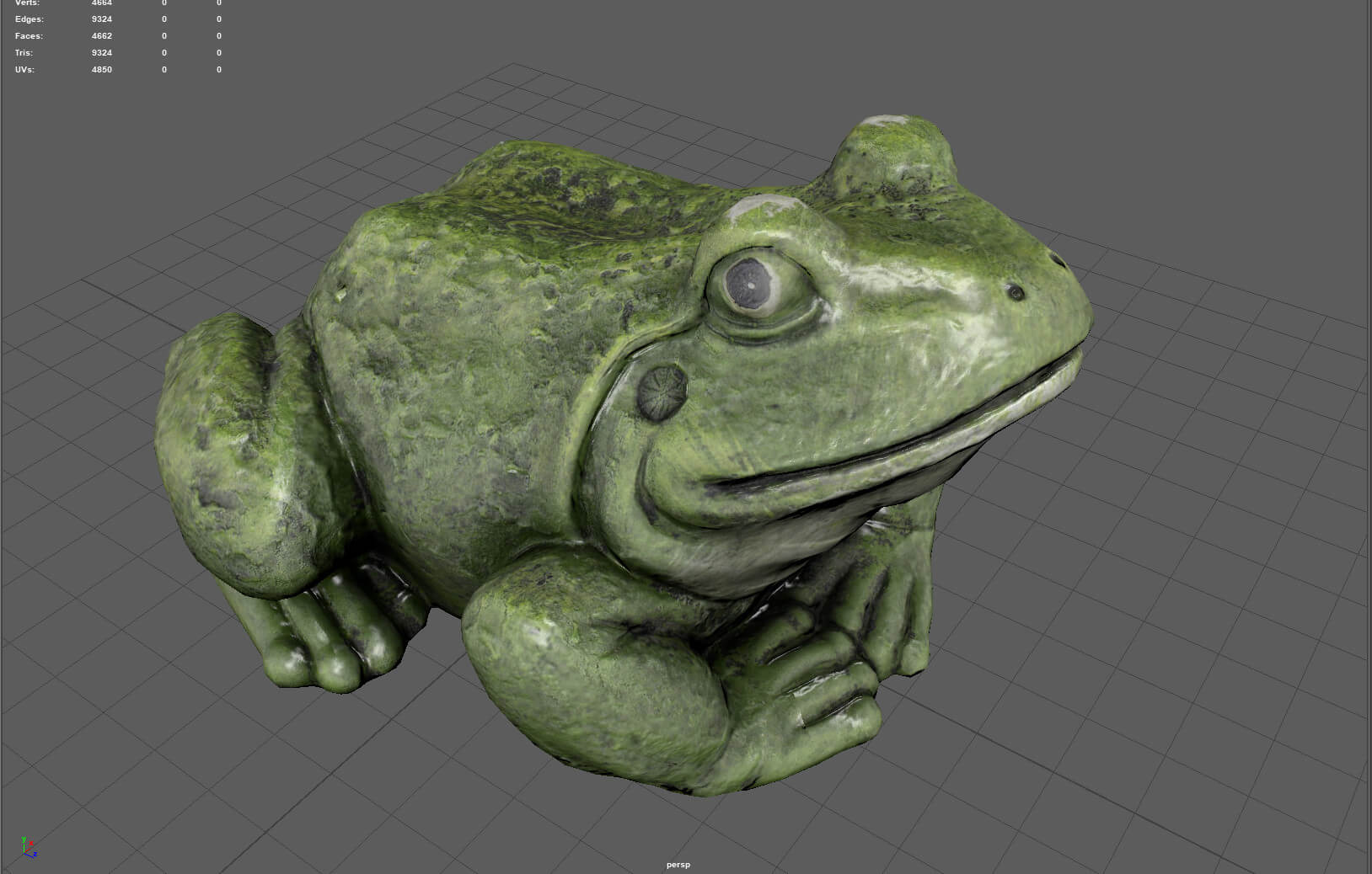 Realistic Toad - 3D Model by sanchiesp