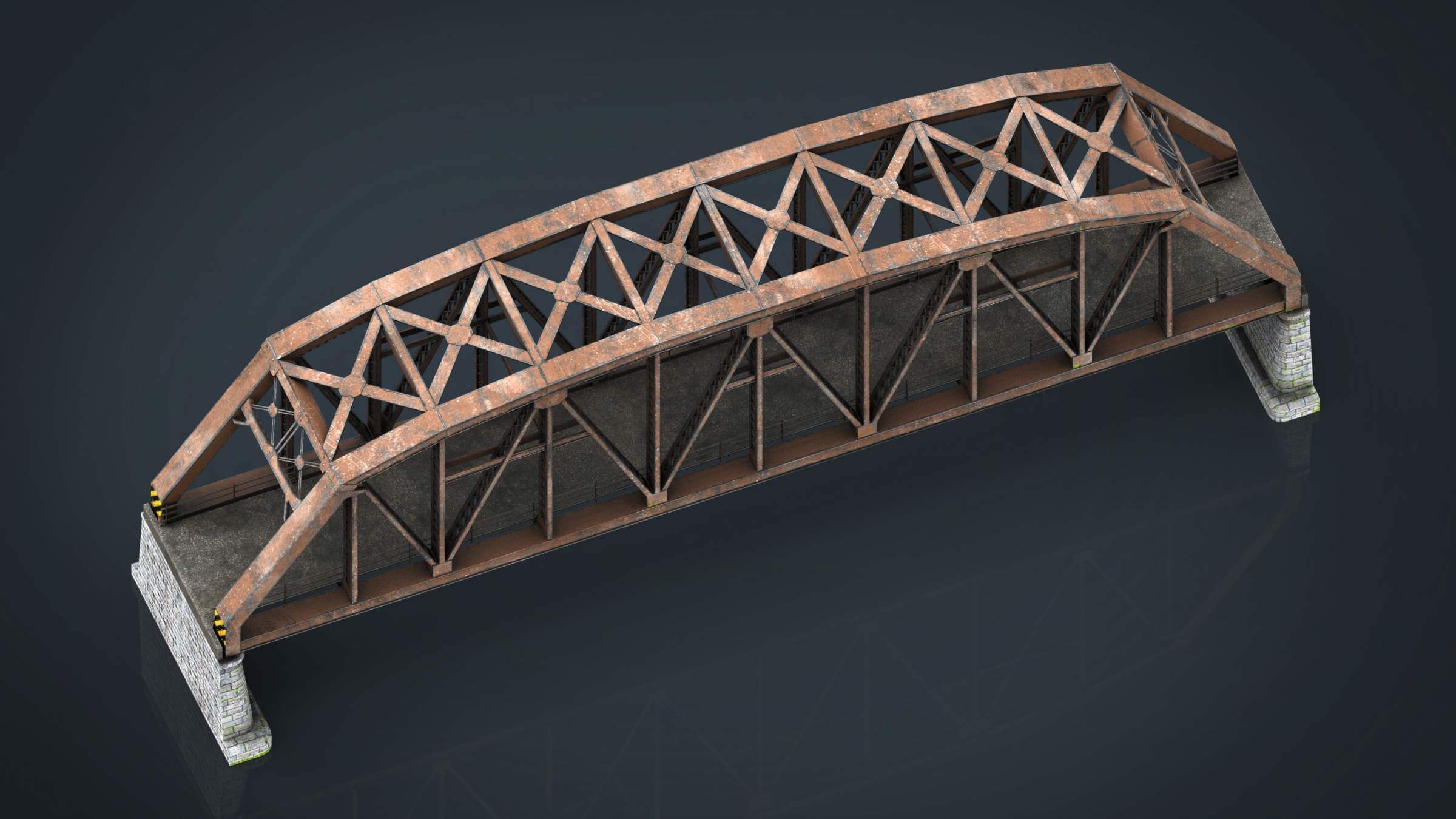 Road Bridge - 3D Model by sanchiesp