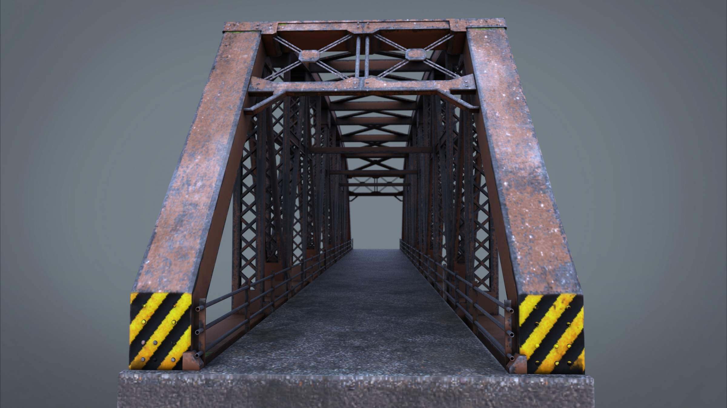 Road Bridge - 3D Model by sanchiesp