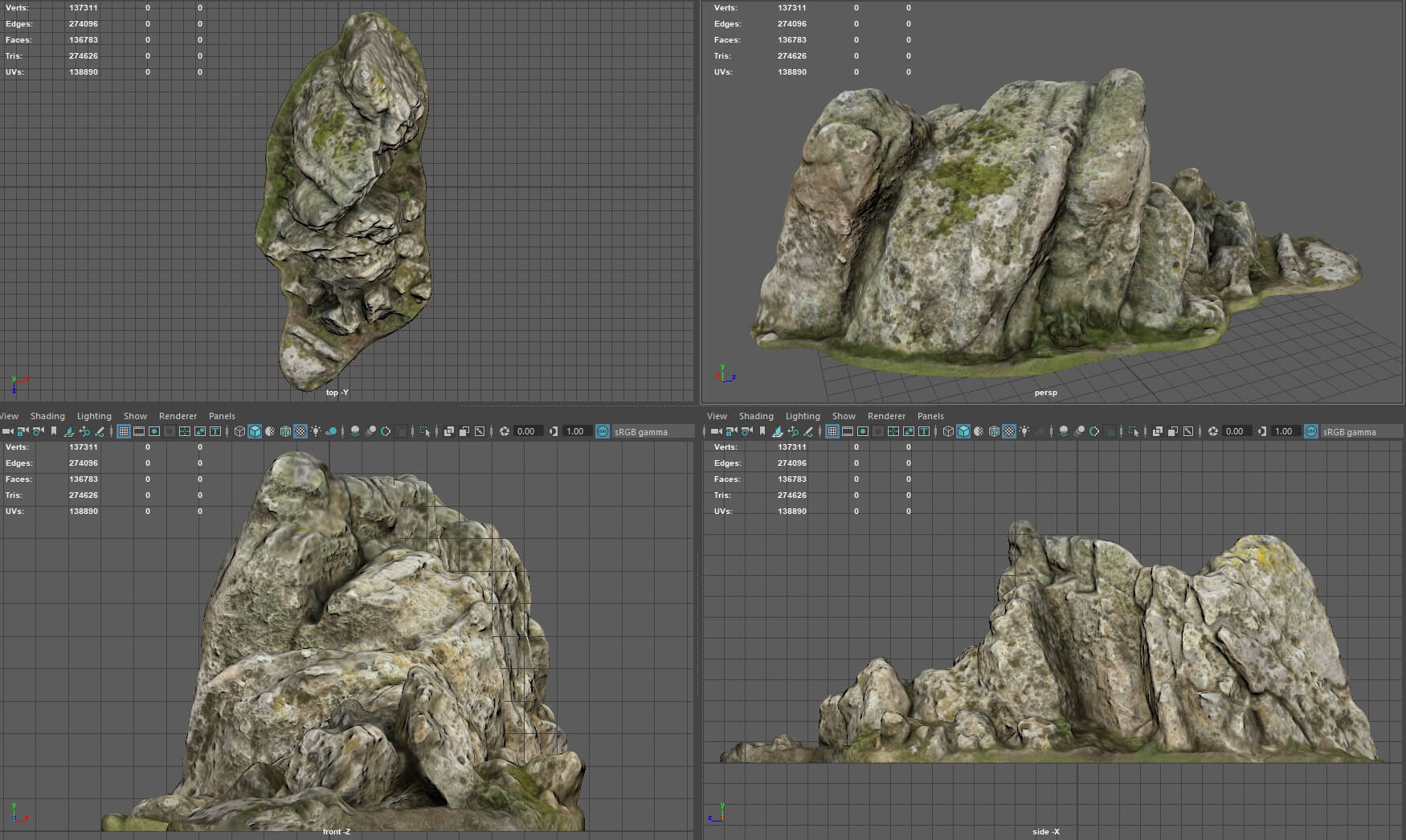 Rock 34 - 3D Model by sanchiesp