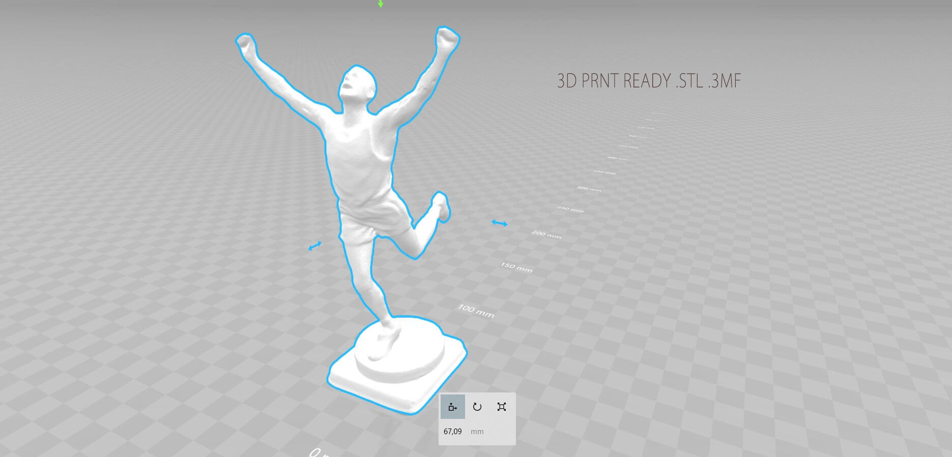Runner Trophy - 3D Model by sanchiesp