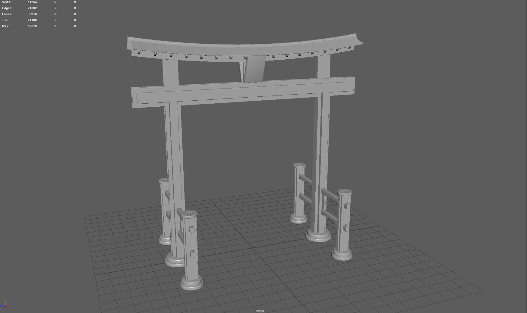 Ryobu Torii - 3D Model by sanchiesp