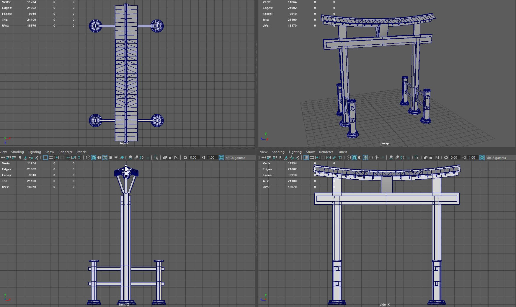 Ryobu Torii - 3D Model by sanchiesp