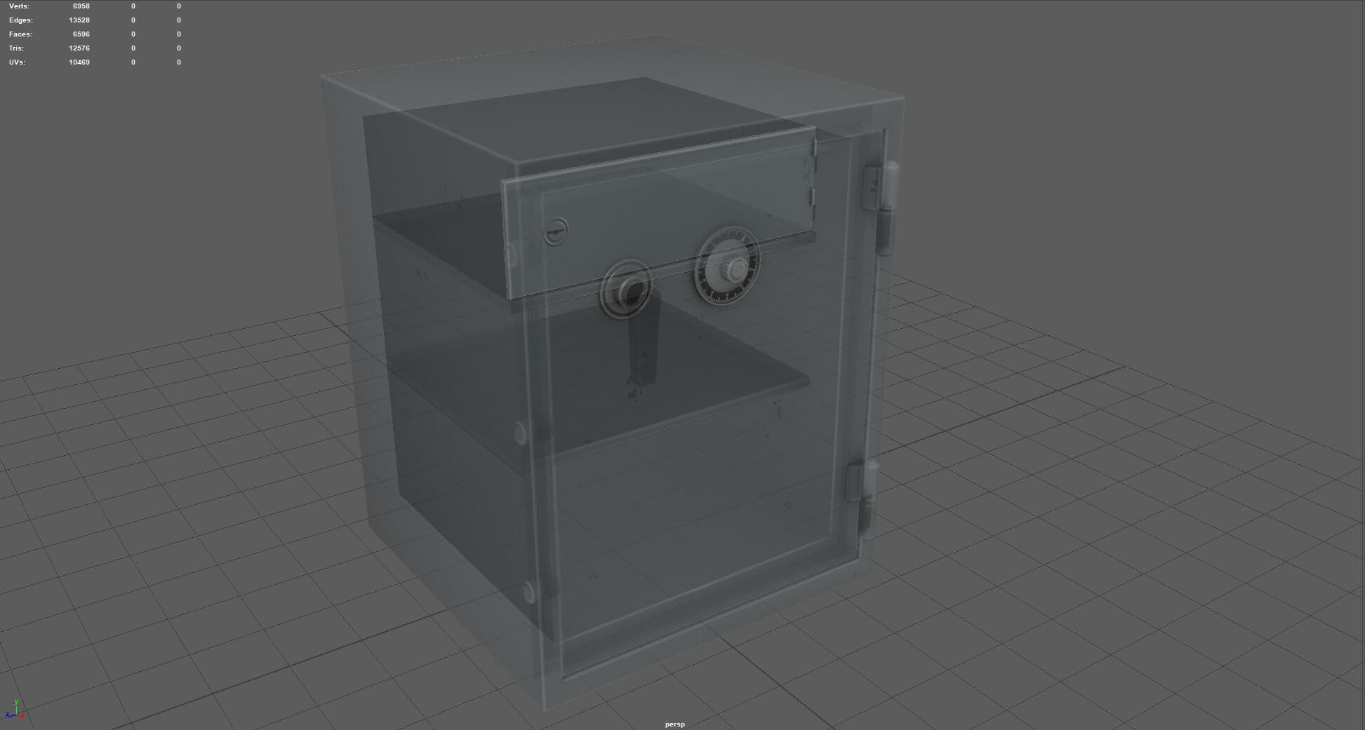 Safe Box 2 - 3D Model by sanchiesp