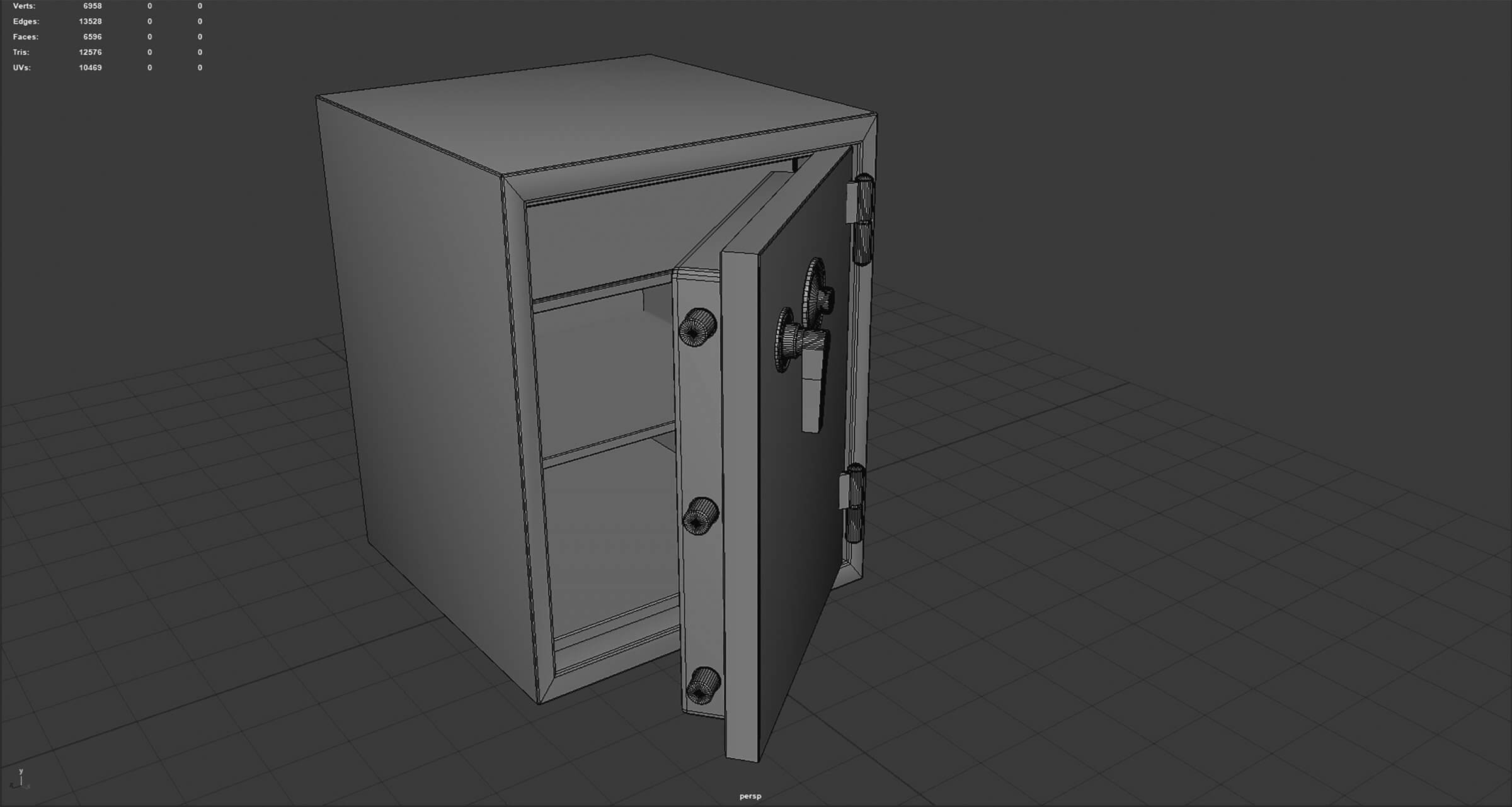 Safe Box 2 - 3D Model by sanchiesp