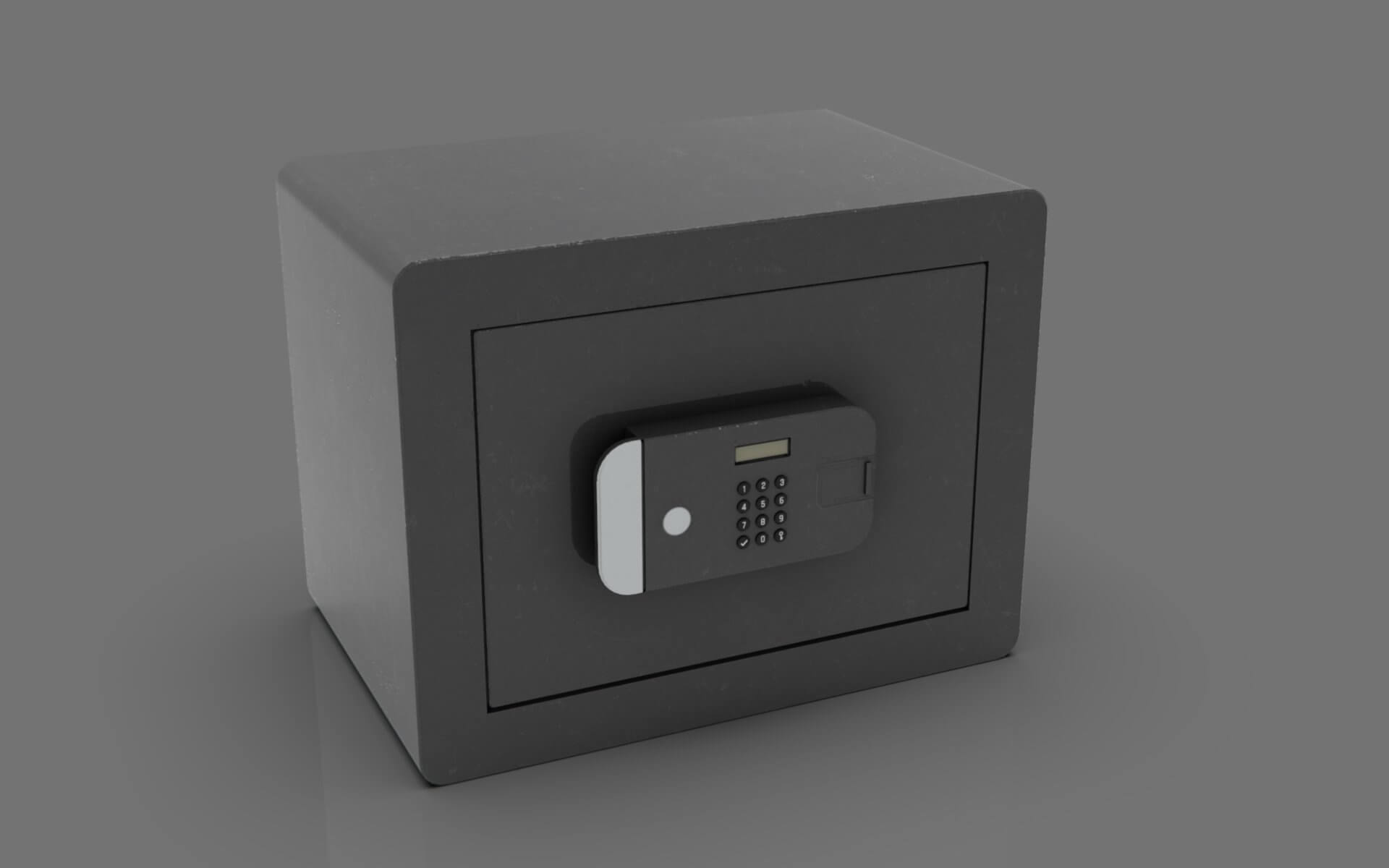 Safe Box - 3D Model by sanchiesp
