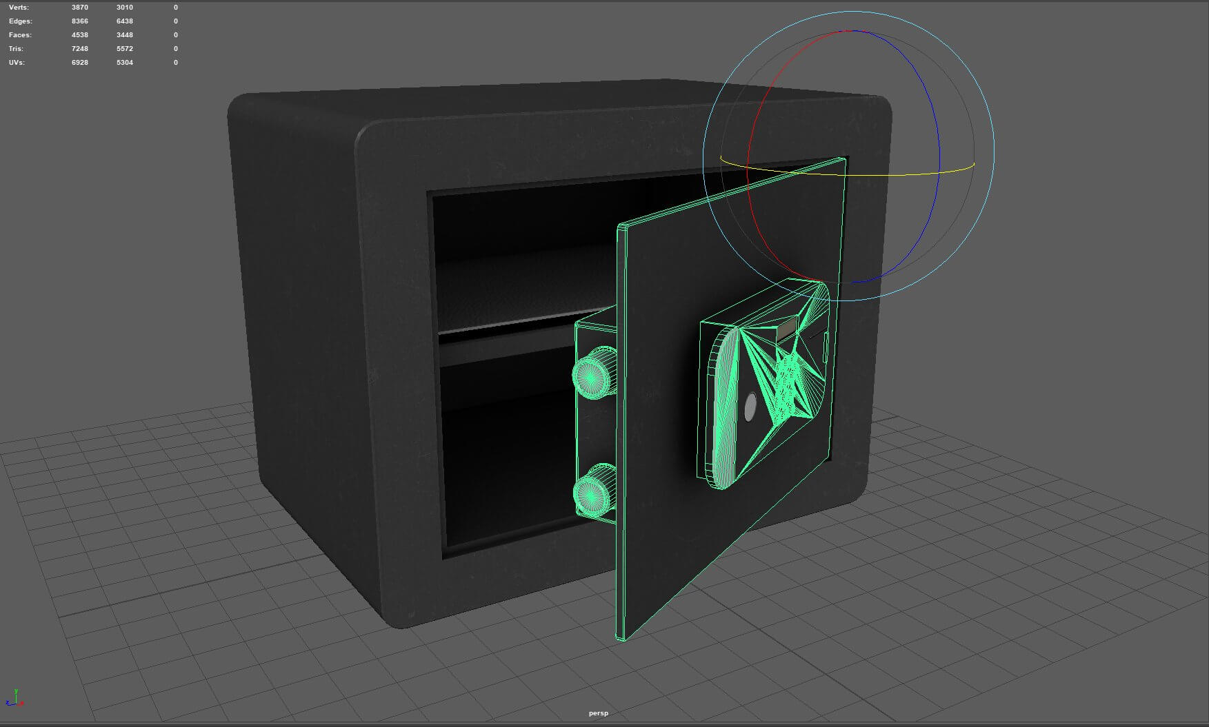 Safe Box - 3D Model by sanchiesp
