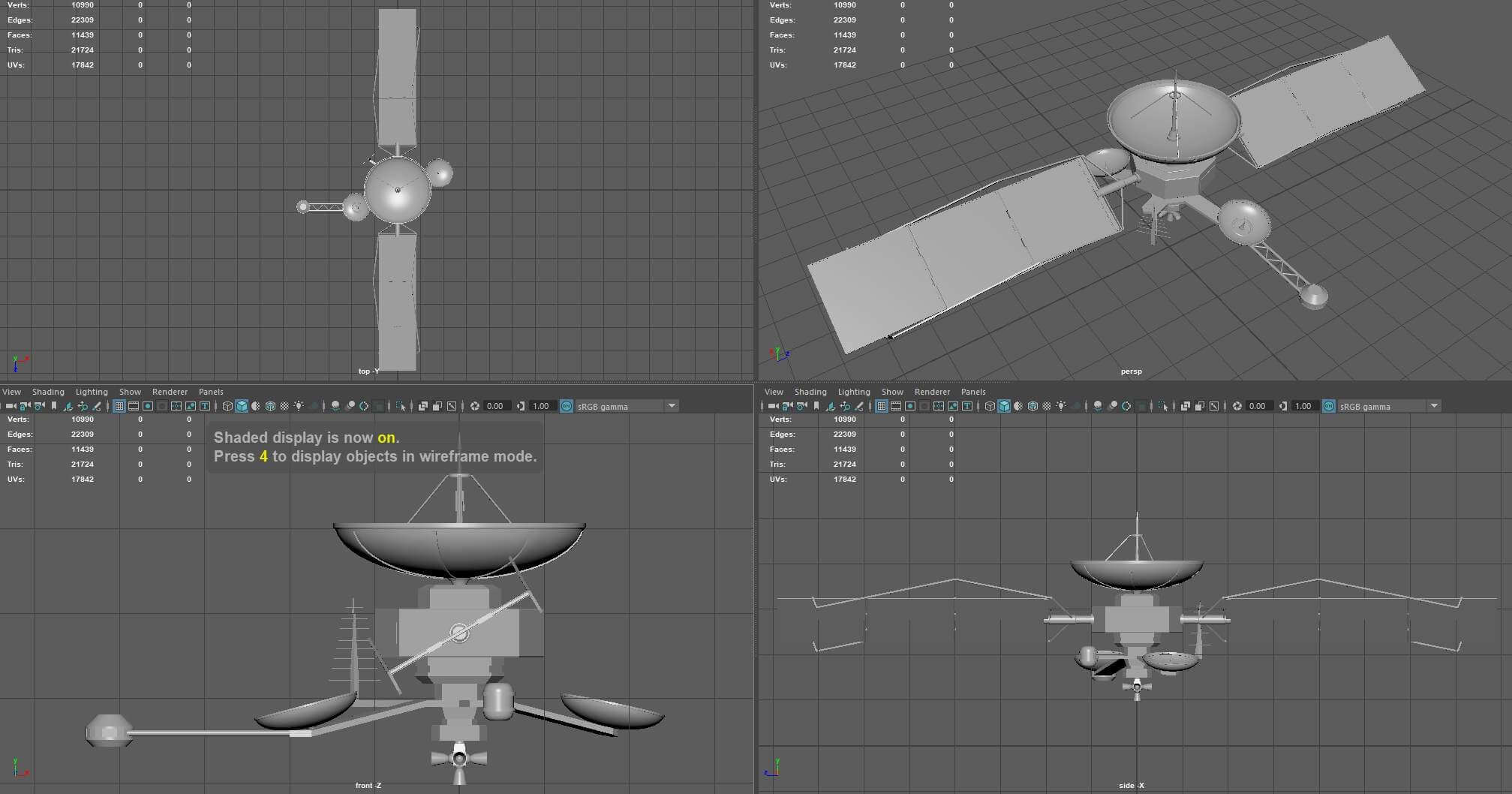 Satellite - 3D Model by sanchiesp