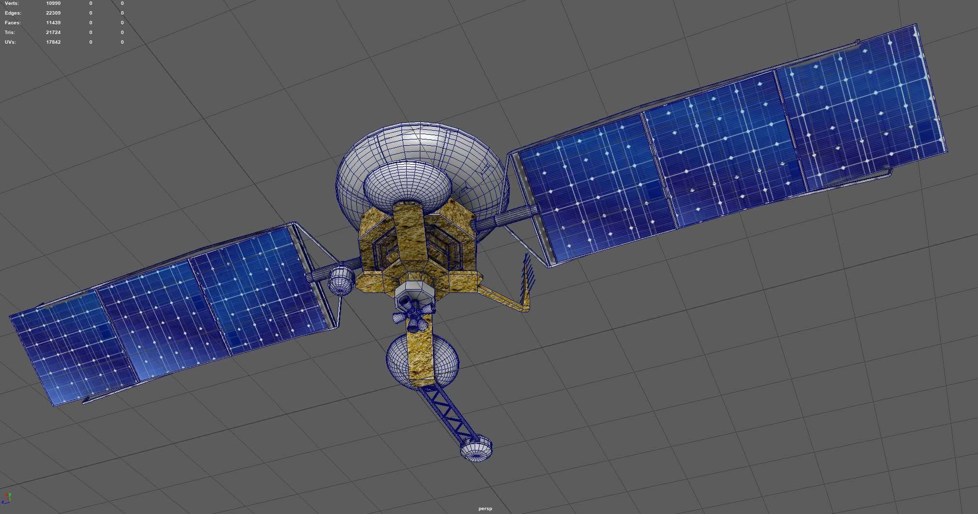 Satellite - 3D Model by sanchiesp