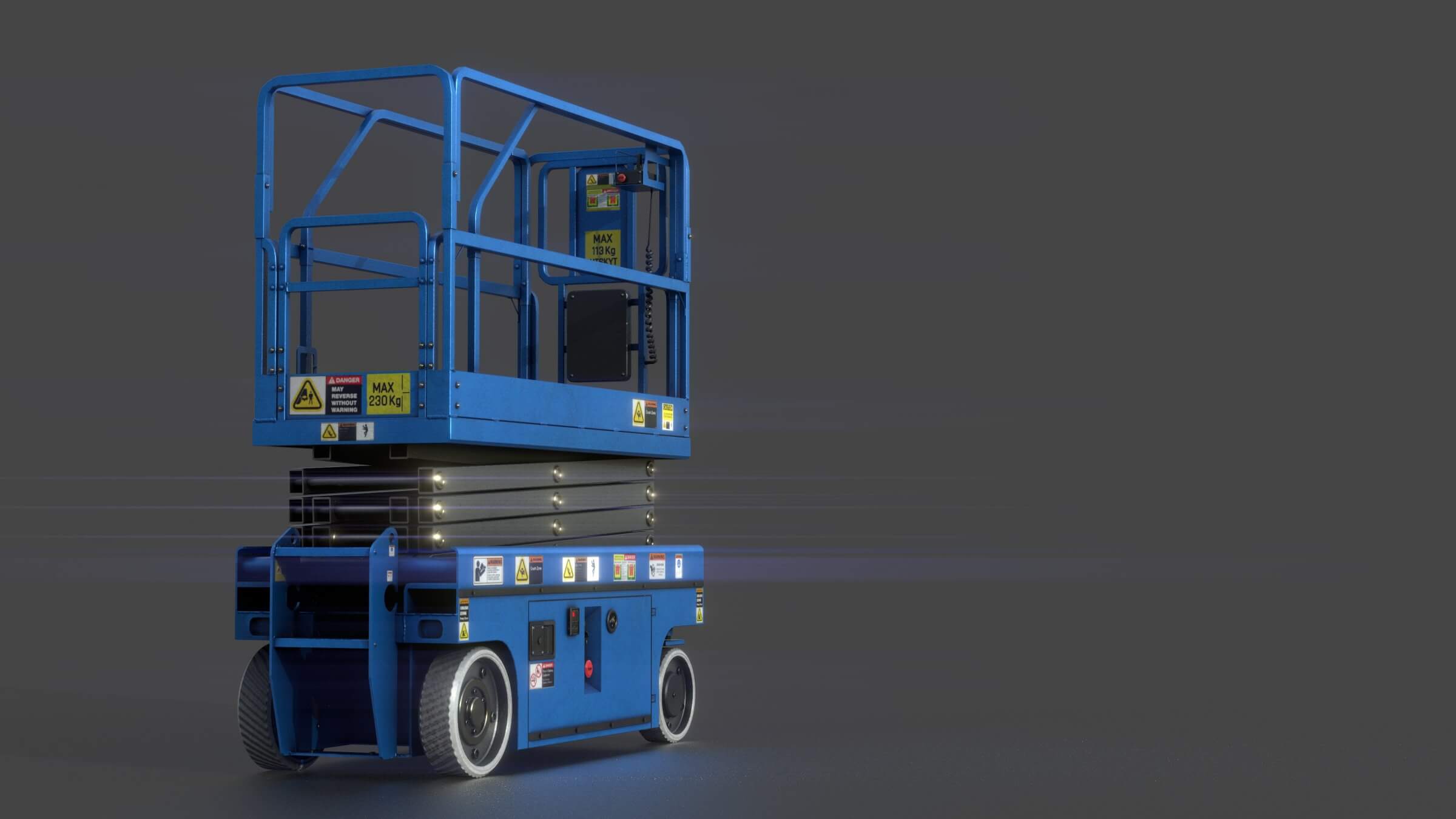 Scissor Lift - 3D Model by sanchiesp