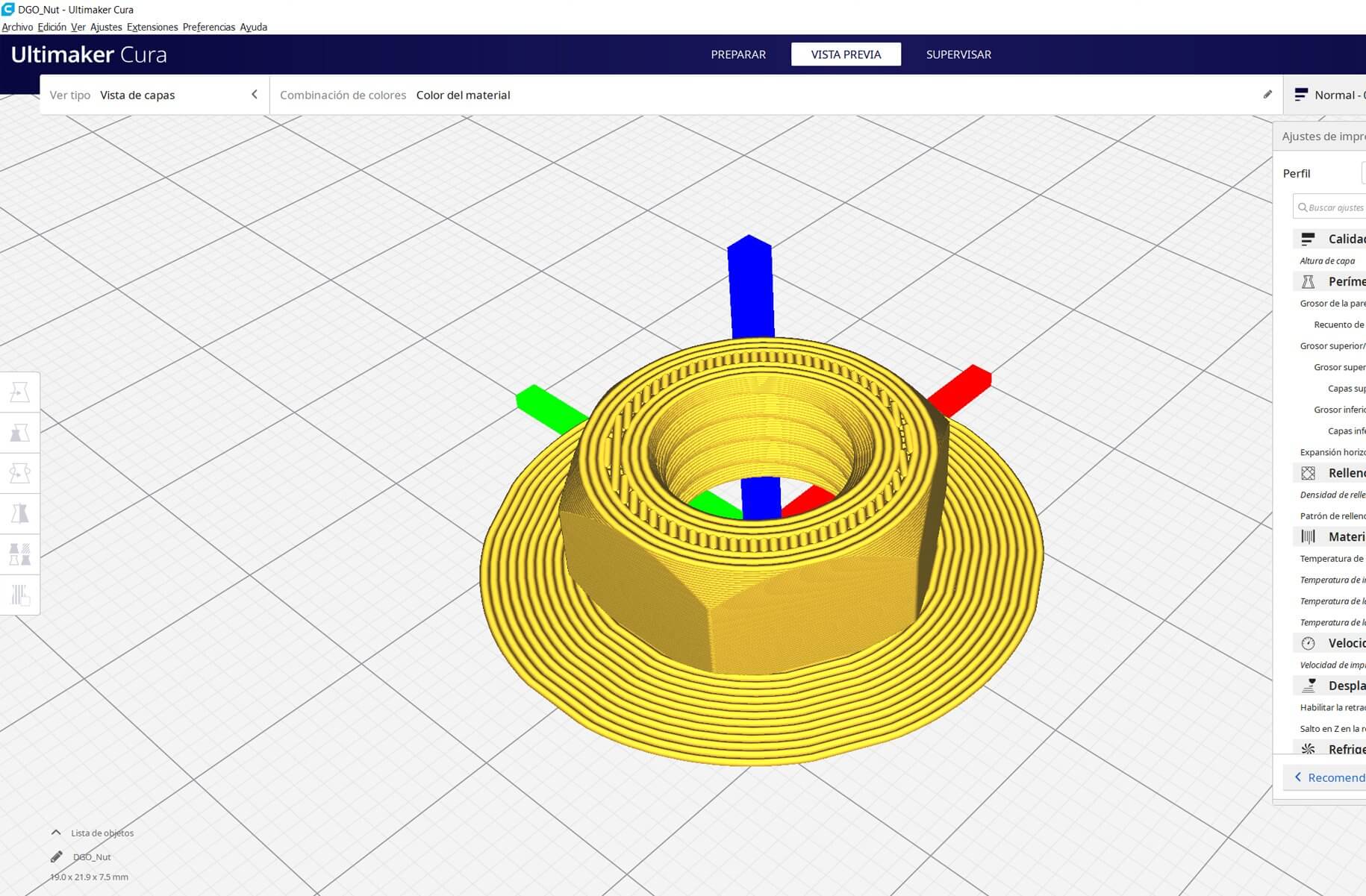 Screw and Nut - 3D Model by sanchiesp