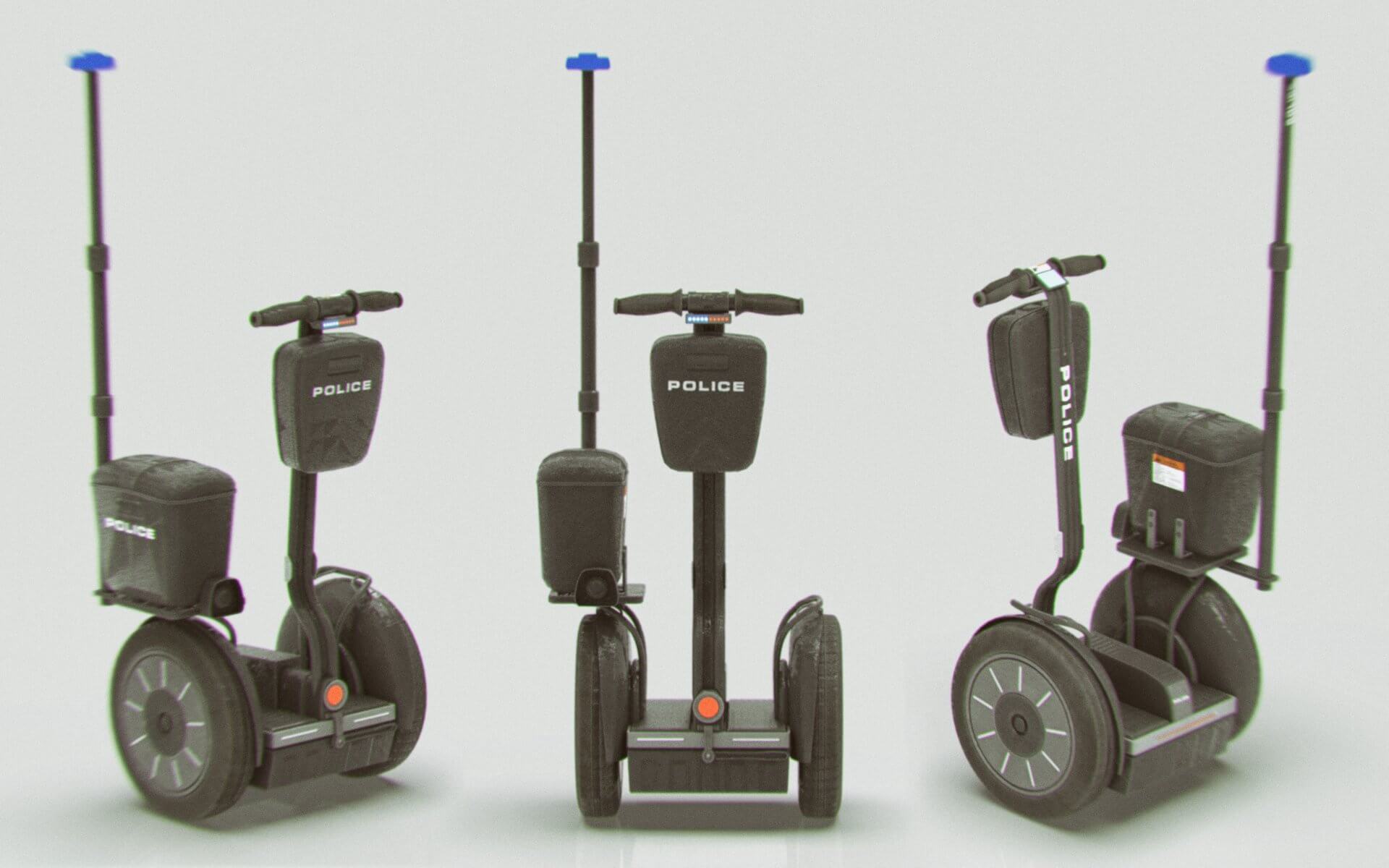 Segway Police - 3D Model by sanchiesp