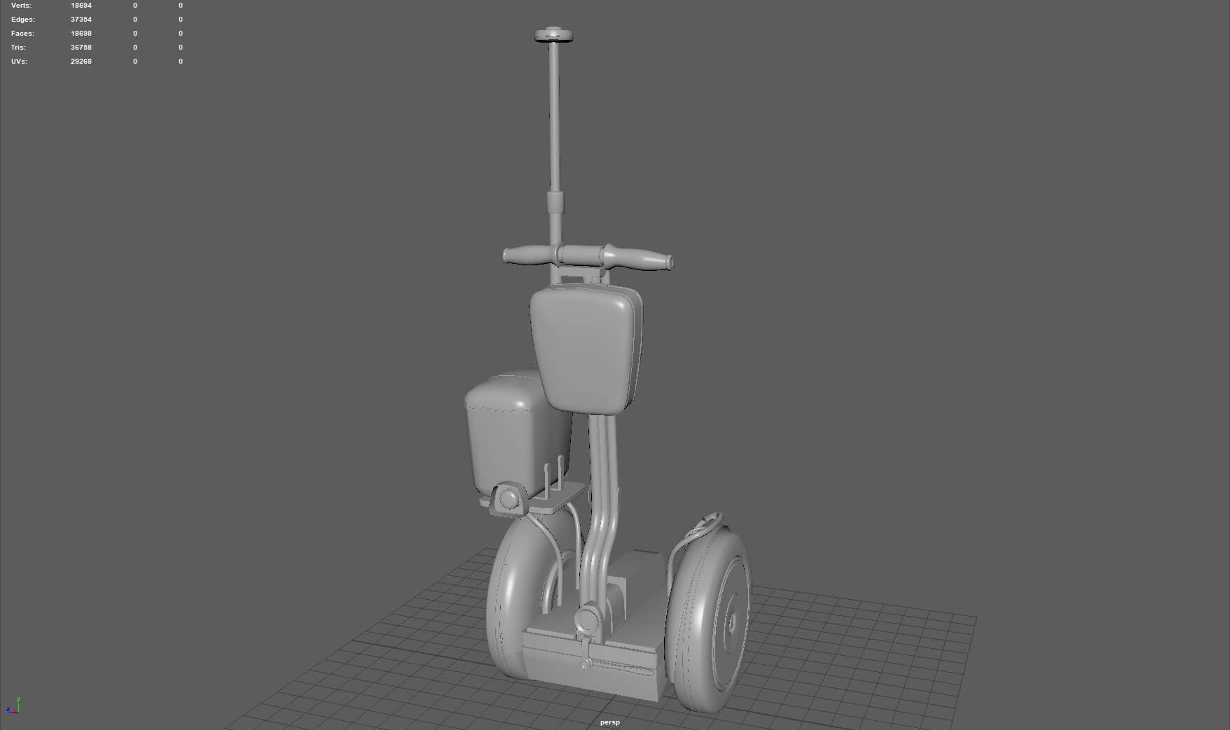 Segway Police - 3D Model by sanchiesp