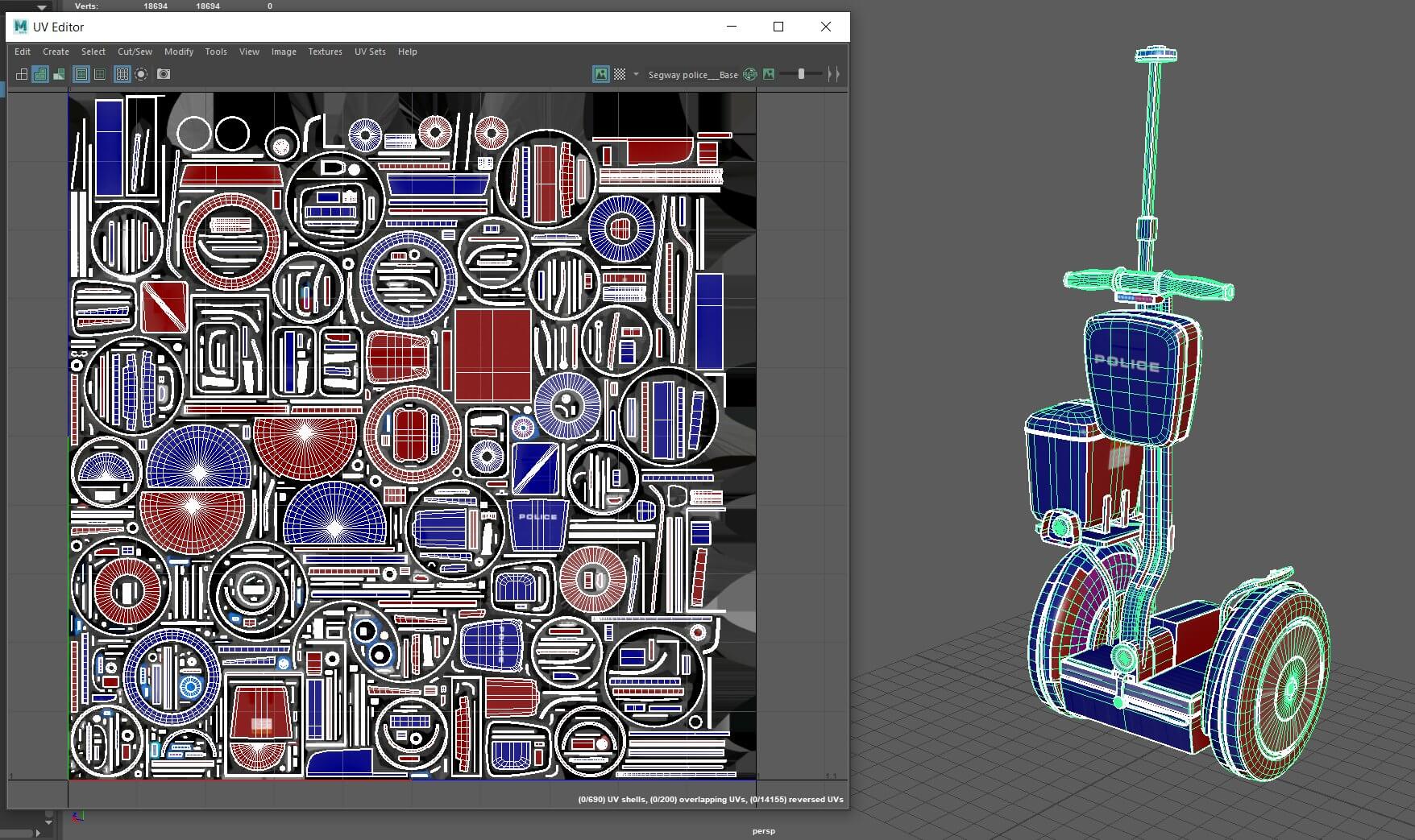 Segway Police - 3D Model by sanchiesp