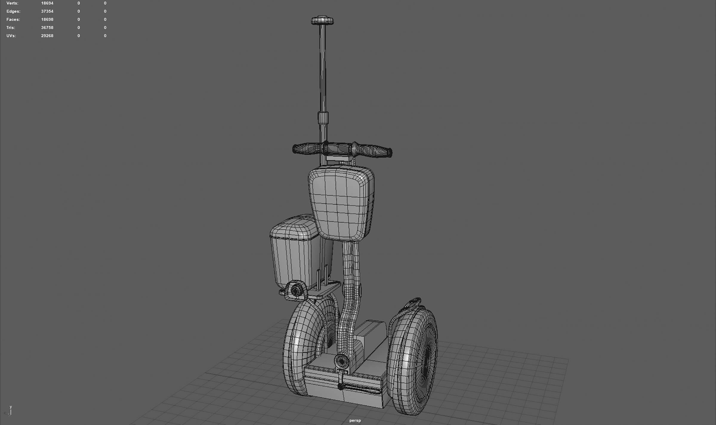 Segway Police - 3D Model by sanchiesp