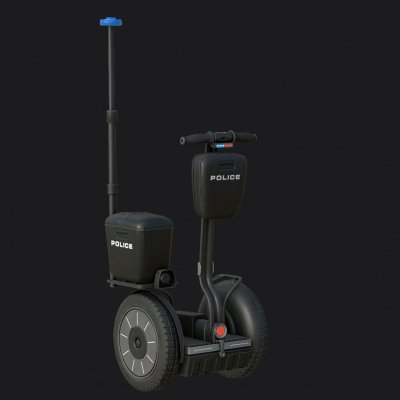 Segway Police - 3D Model by sanchiesp