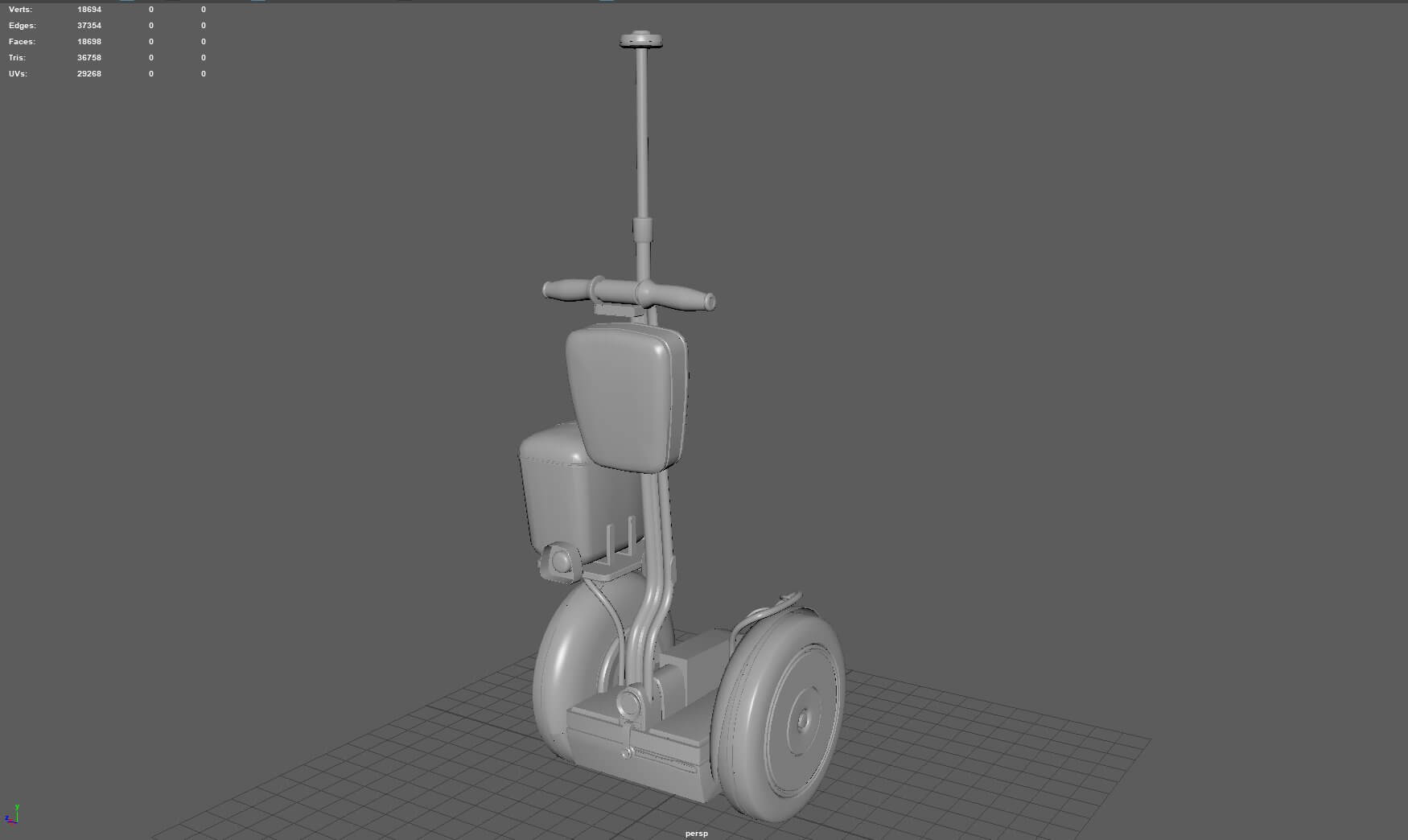 Segway Security - 3D Model by sanchiesp