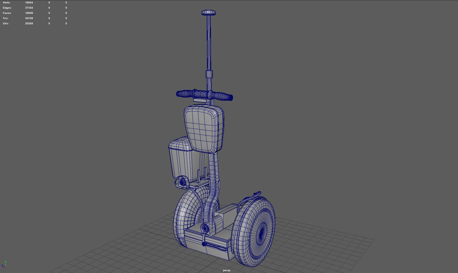 Segway Security - 3D Model by sanchiesp