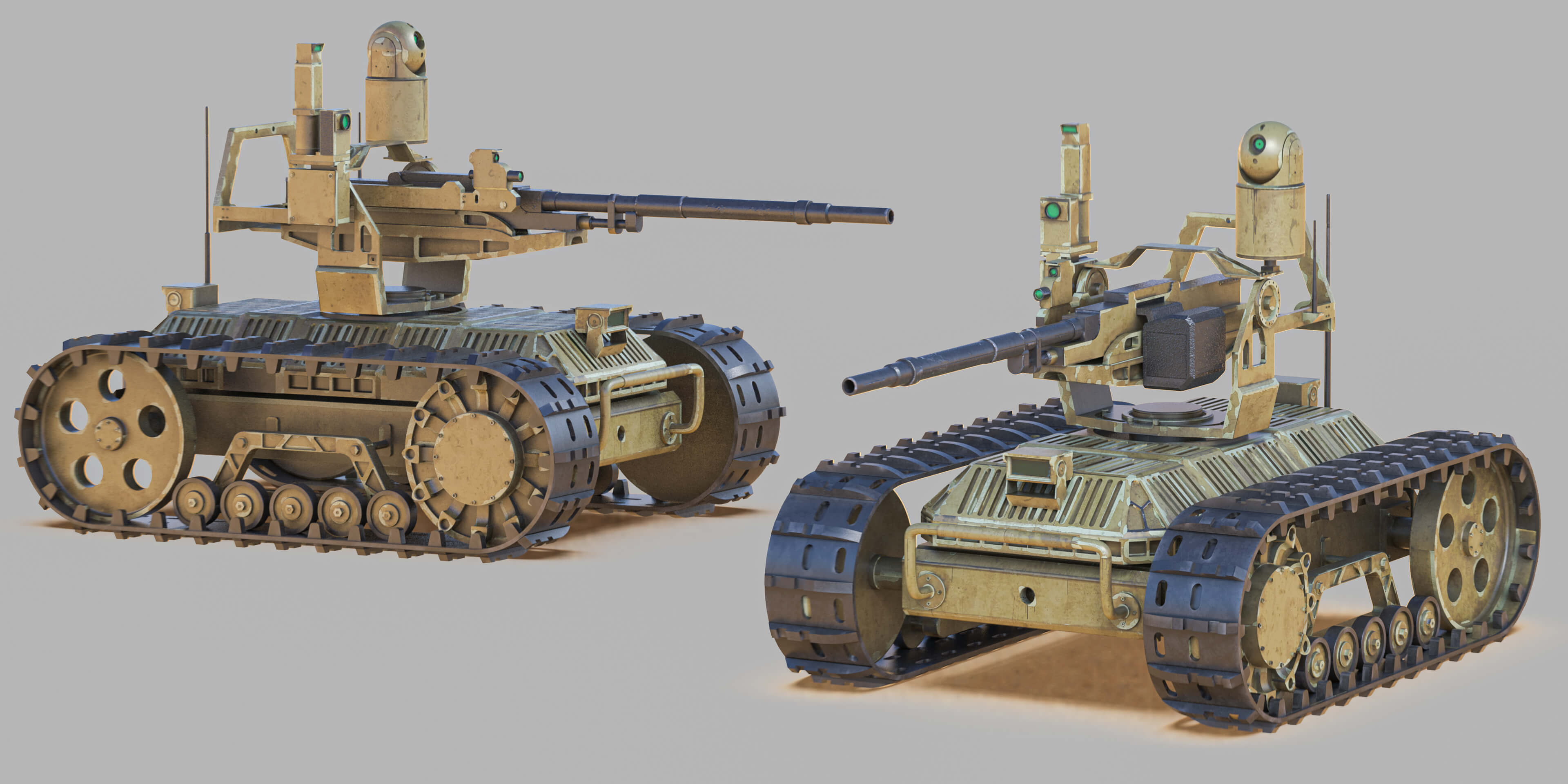 Sharp Claw I Chinese Tracked Unmanned Ground Vehicle Ugv - 3D Model by ...