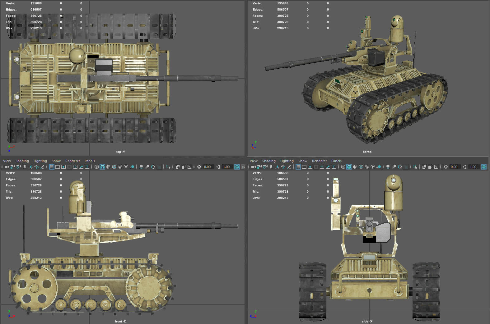Sharp Claw I Chinese Tracked Unmanned Ground Vehicle Ugv - 3D Model by ...