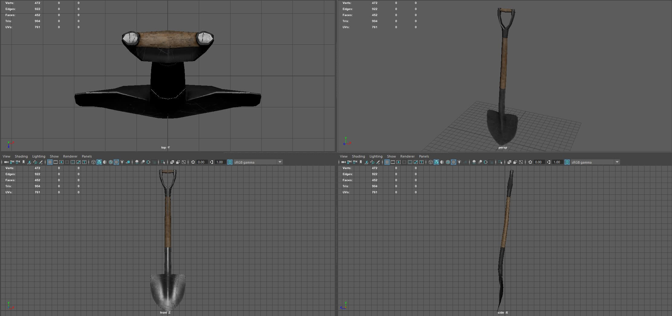 Shovel - 3D Model by sanchiesp