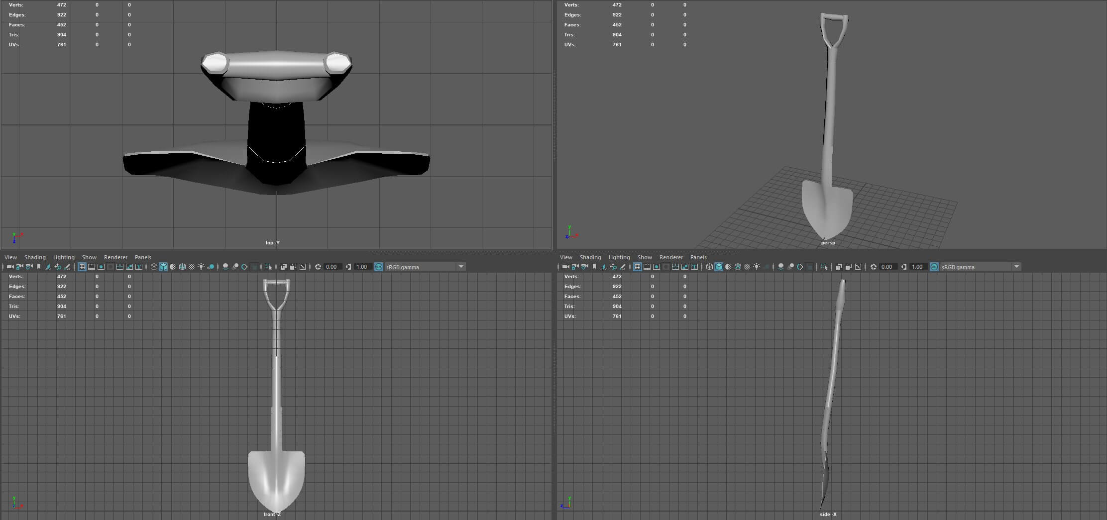Shovel - 3D Model by sanchiesp