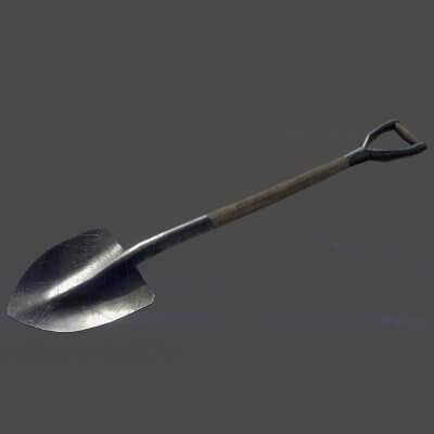 Shovel - 3D Model by sanchiesp