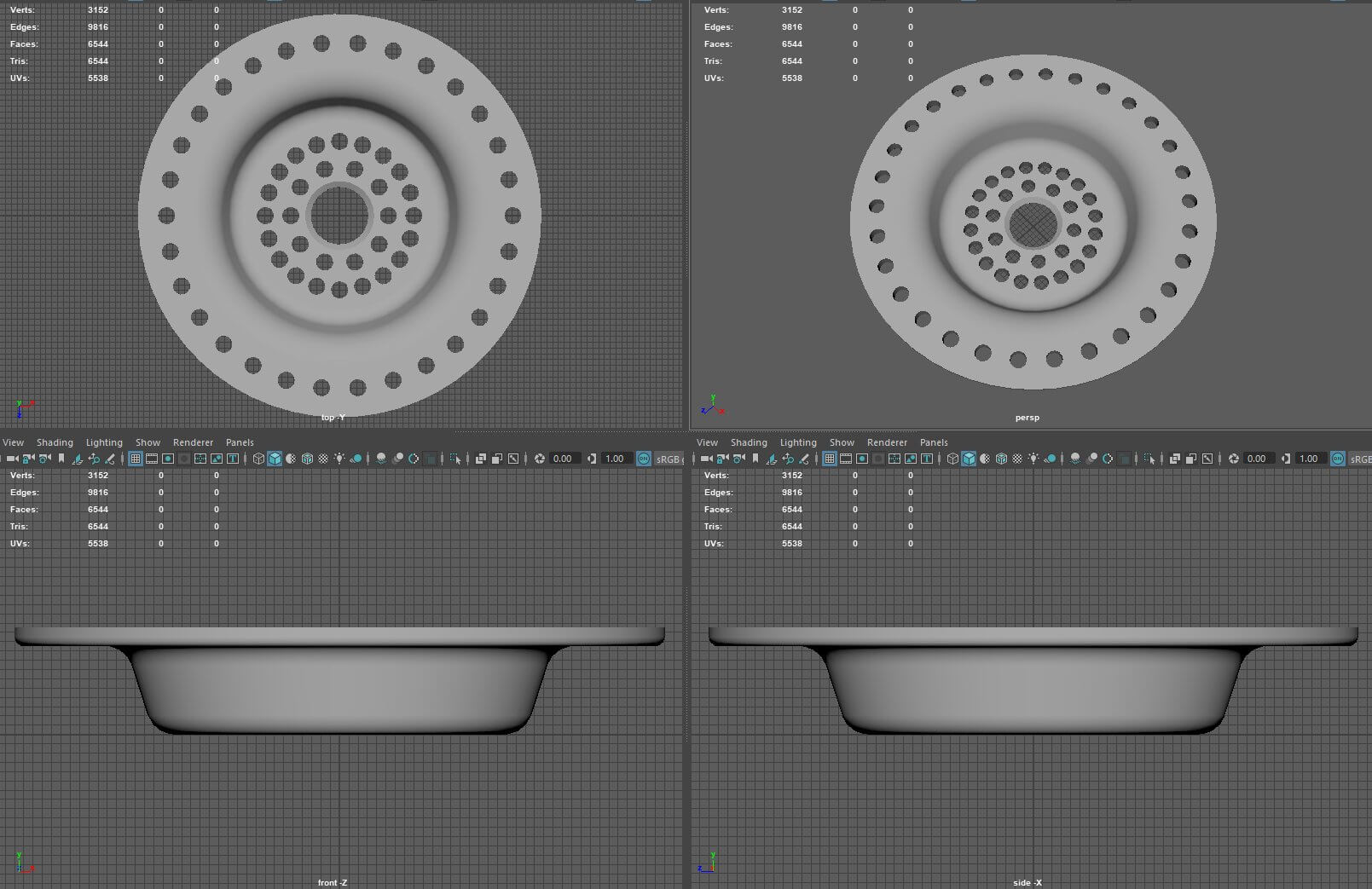 Sink Strainer - 3D Model by sanchiesp